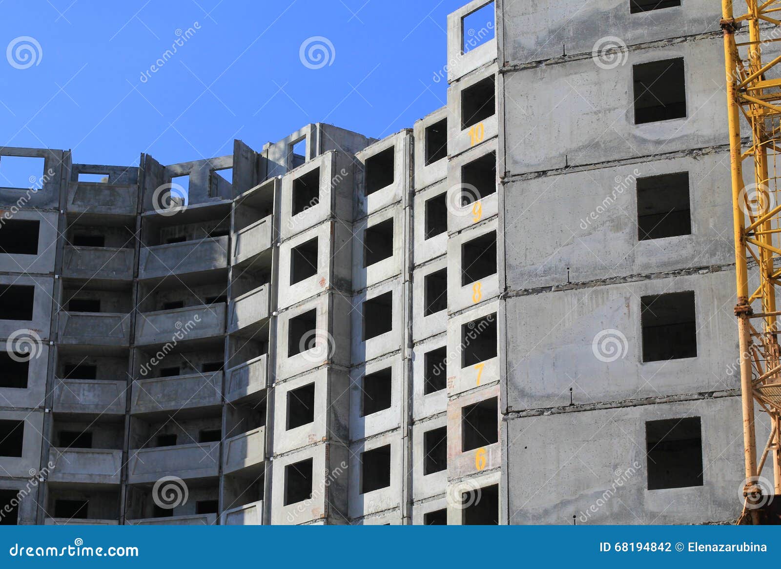 Panel Building Construction Stock Photo - Image of city, panel: 68194842