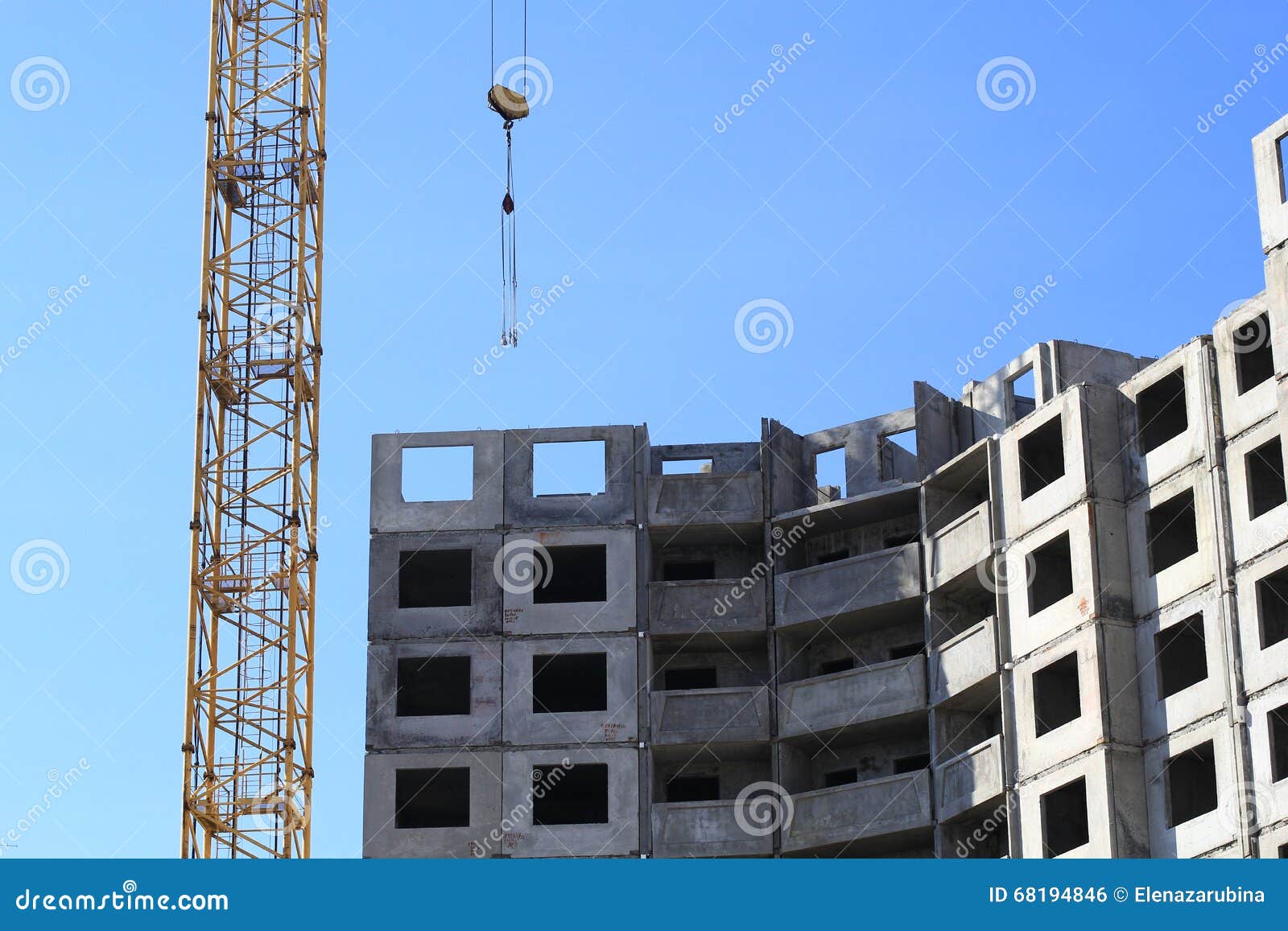 Panel Building Construction Stock Photo - Image of city, panel: 68194846