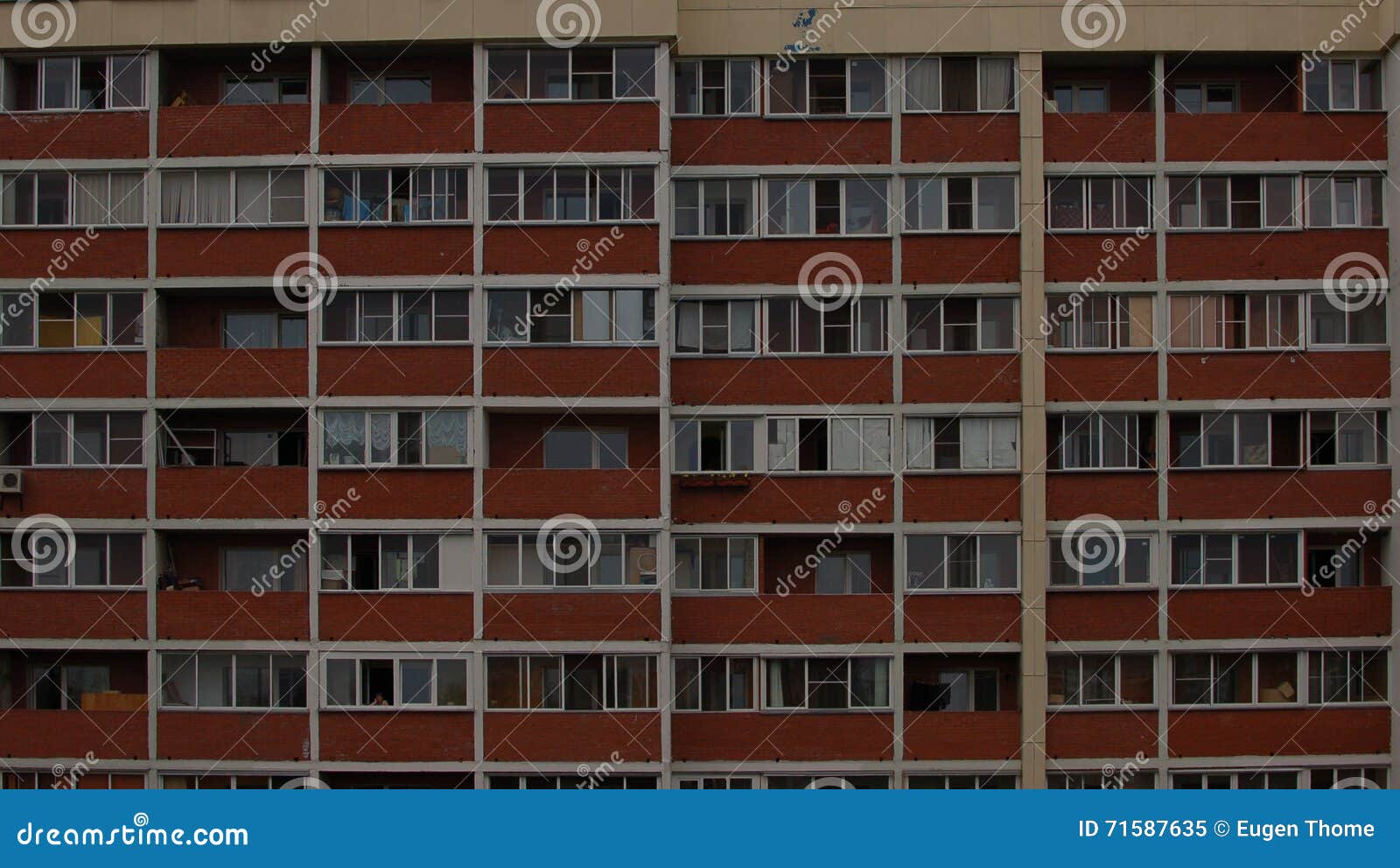 A panel building (USSR) stock image. Image of building - 71587635