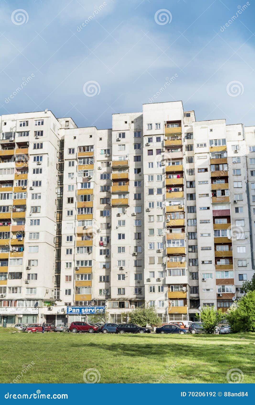 Panel Buildings Built during Communism Period in Bulgaria Editorial ...