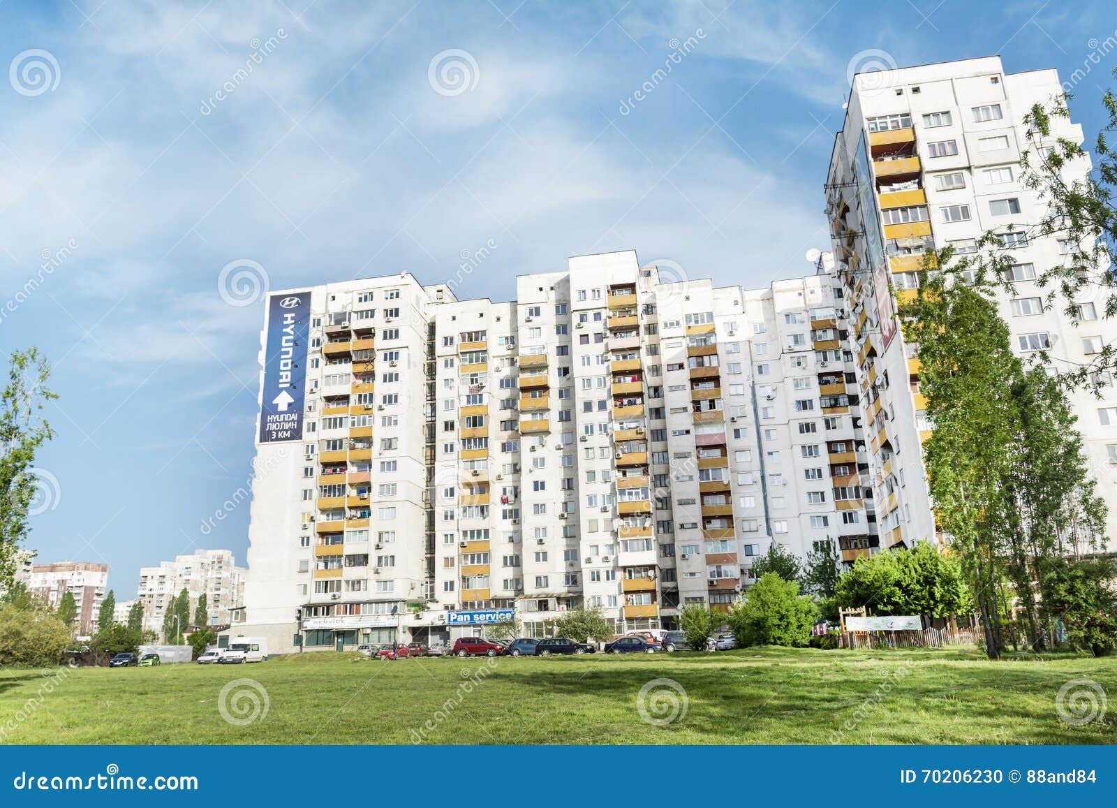 Panel Buildings Built during Communism Period in Bulgaria Editorial ...