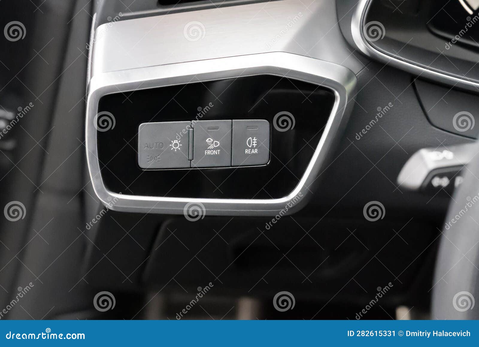 Panel with Buttons for Controlling the Operating Modes of Car ...