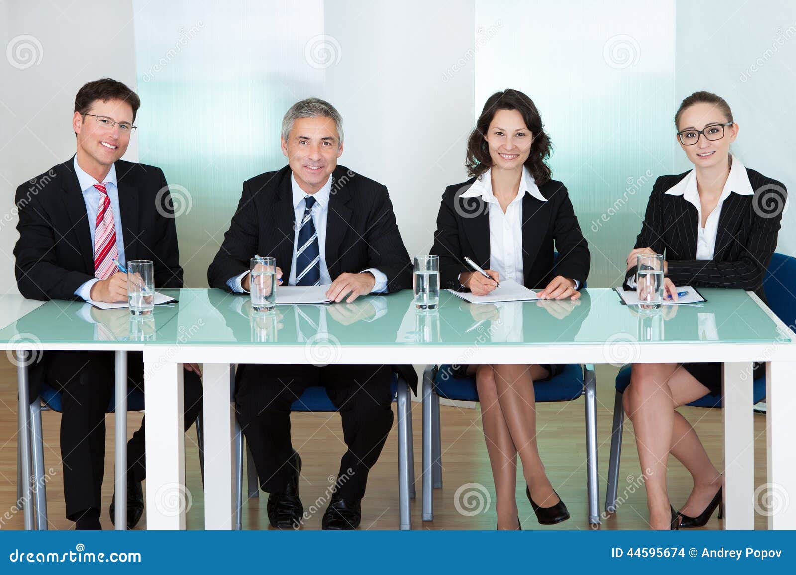 Panel of Corporate Personnel Officers Stock Photo - Image of firing ...