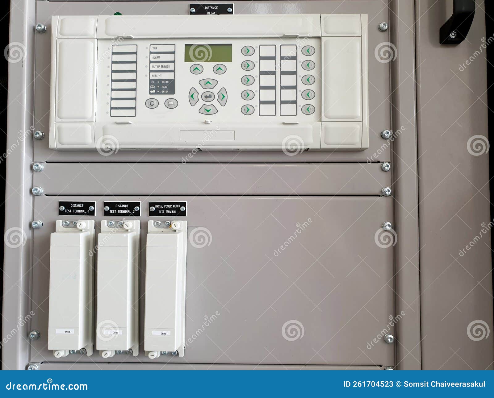 Panel Cutout for the Flush-mounted of Distance Relay and Test Terminal ...