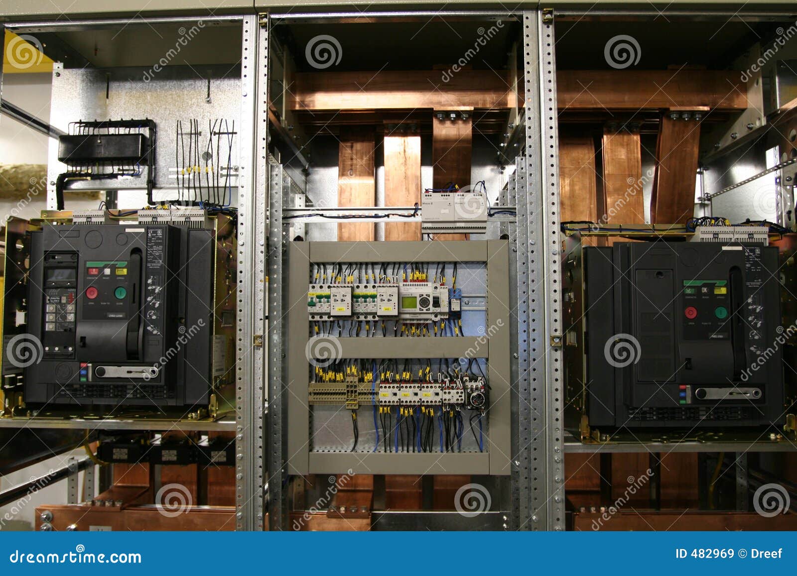 Panel de control imagen de archivo. Imagen de industria - 482969