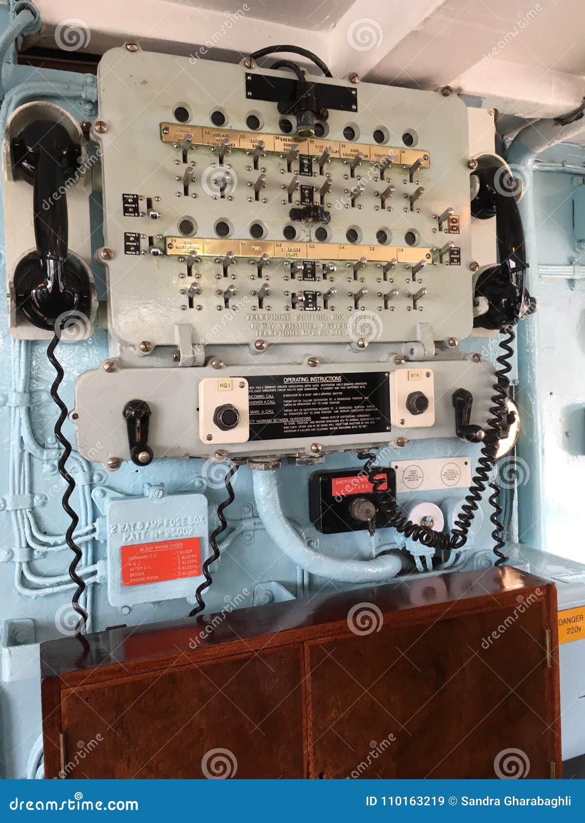 Old Ship Communications stock image. Image of depicts - 110163219