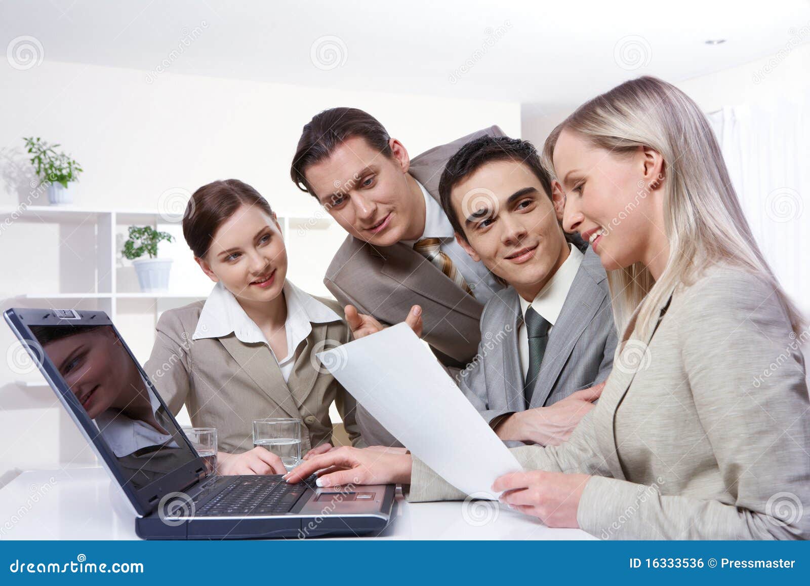 Panel discussion stock photo. Image of corporate, document - 16333536