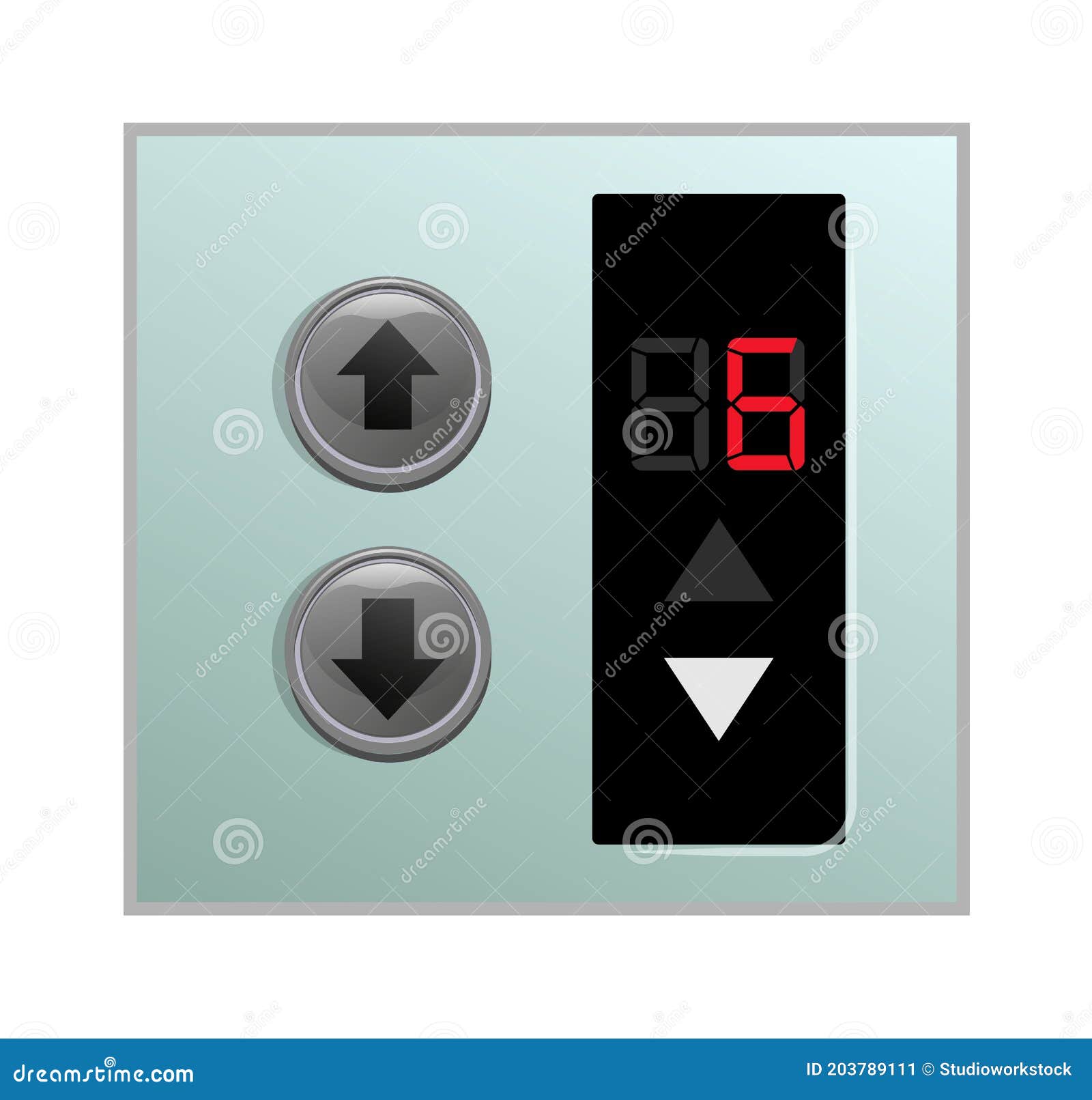 Elevator Button Panel Texture