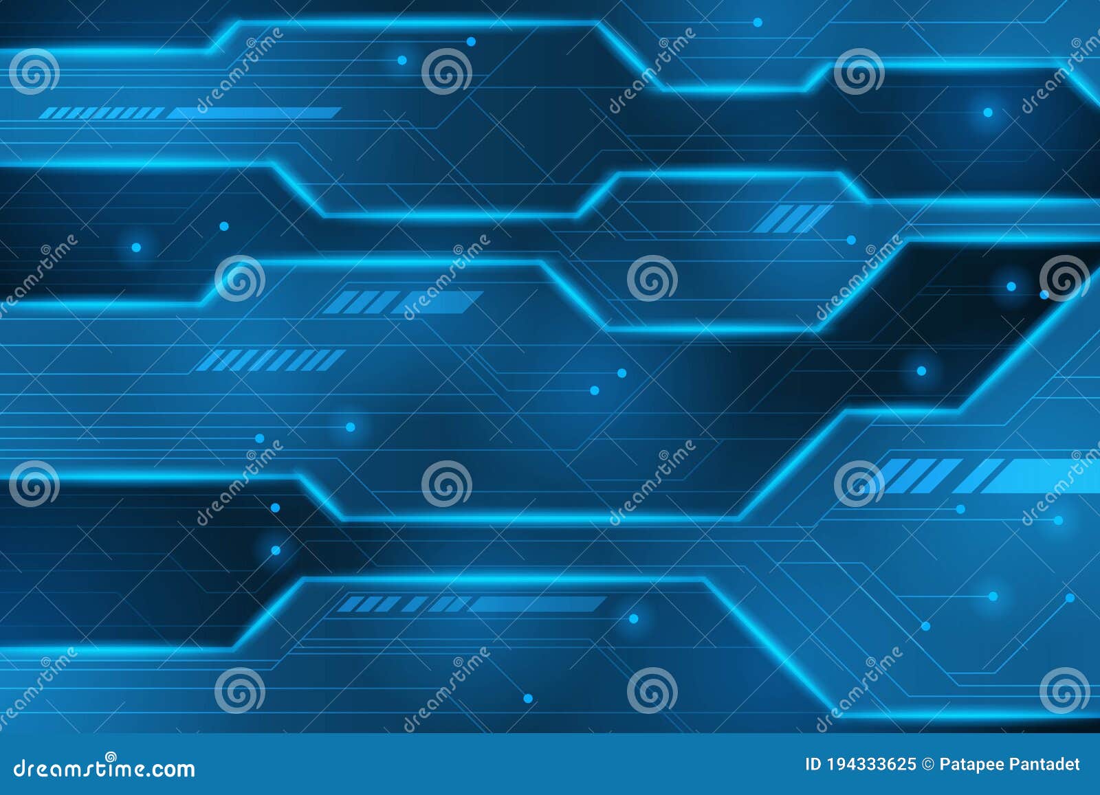 Panel Futuristic Concept with Neon Light.vector and Illustration Stock ...