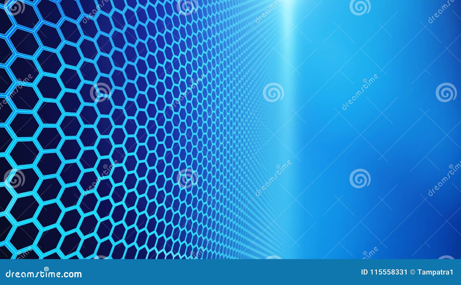 Panel of Hexagons, Technology Abstract Hexagons Background Stock ...