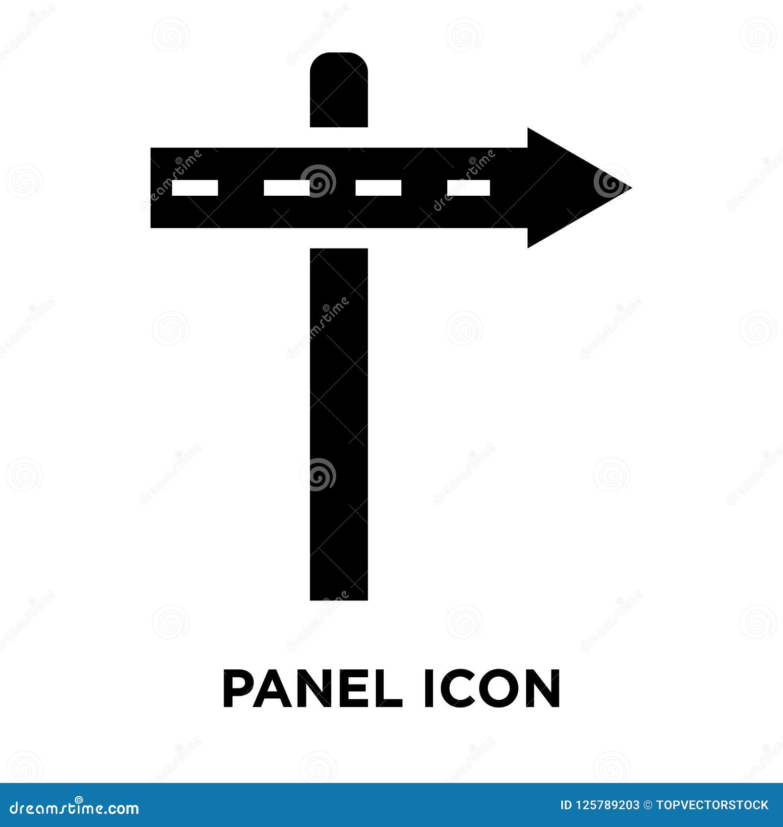 Panel Icon Vector Isolated on White Background, Logo Concept of Stock ...
