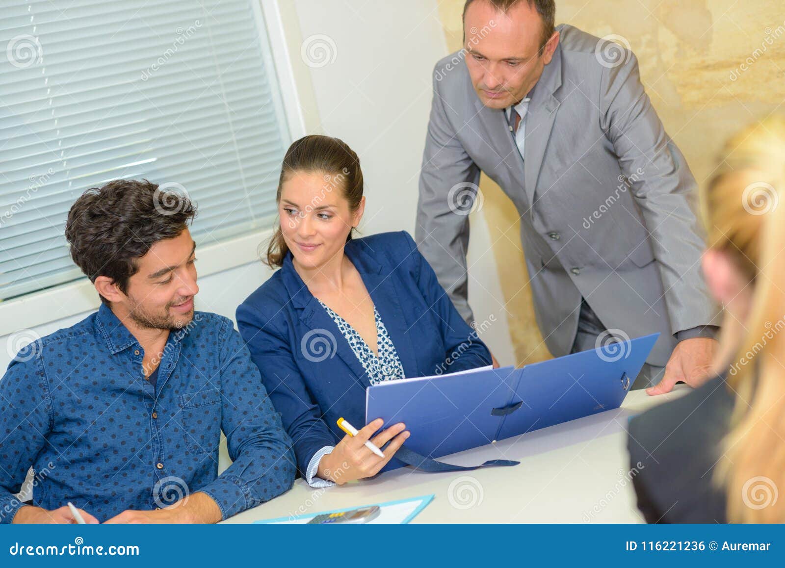 Panel Interviewing Female Candidate Stock Photo - Image of expression ...