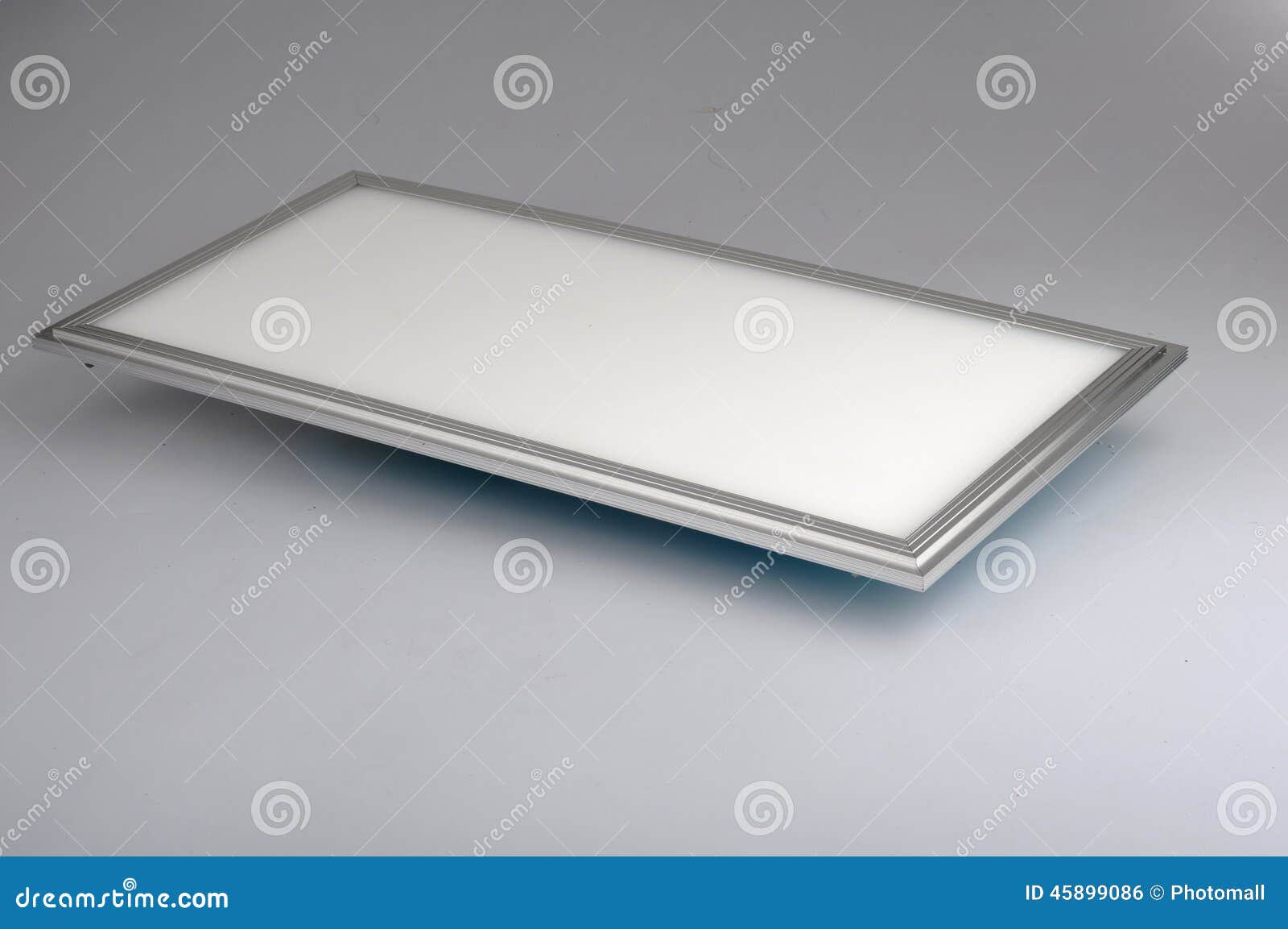 Panel Led Lamp Green Lighting Energy Saving Stock Photo - Image of ...