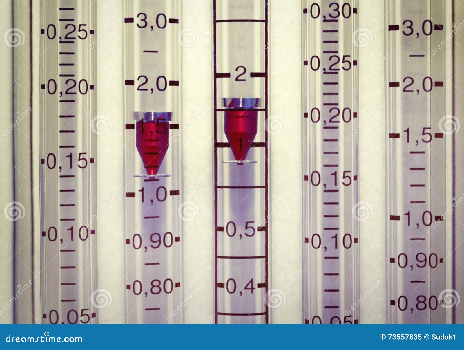 Panel of Narcotic Gas Mixer Stock Image - Image of hospital, indicator ...