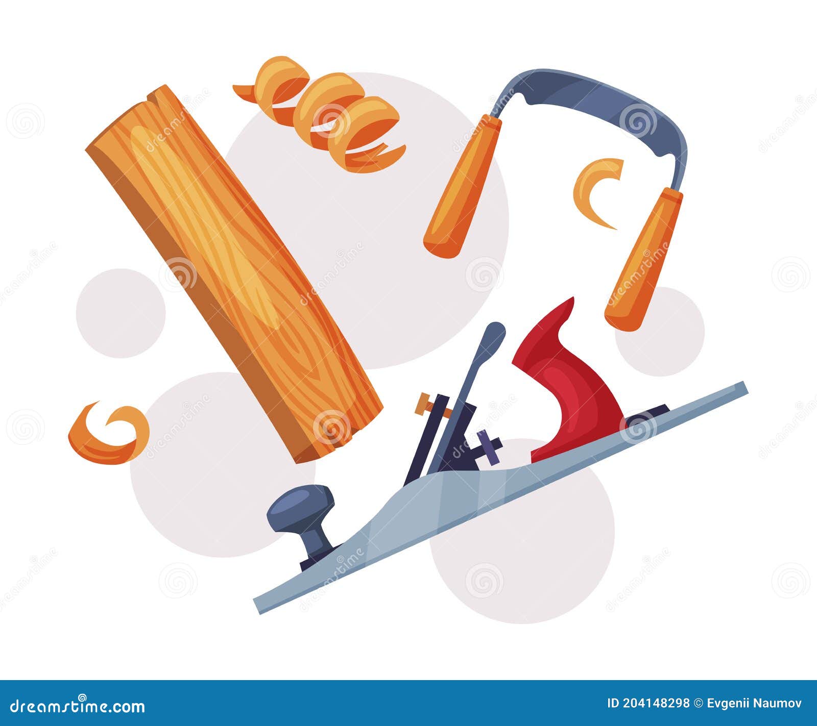 Wood Felling Vintage Isolated Label Vector Illustration | CartoonDealer ...