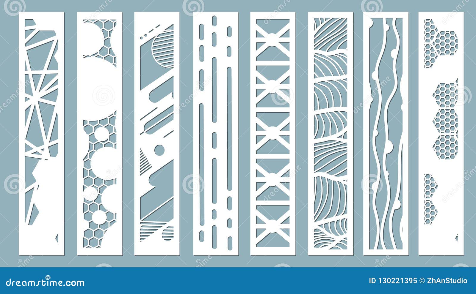 Panel for Registration of the Decorative Surfaces. Abstract Strips ...