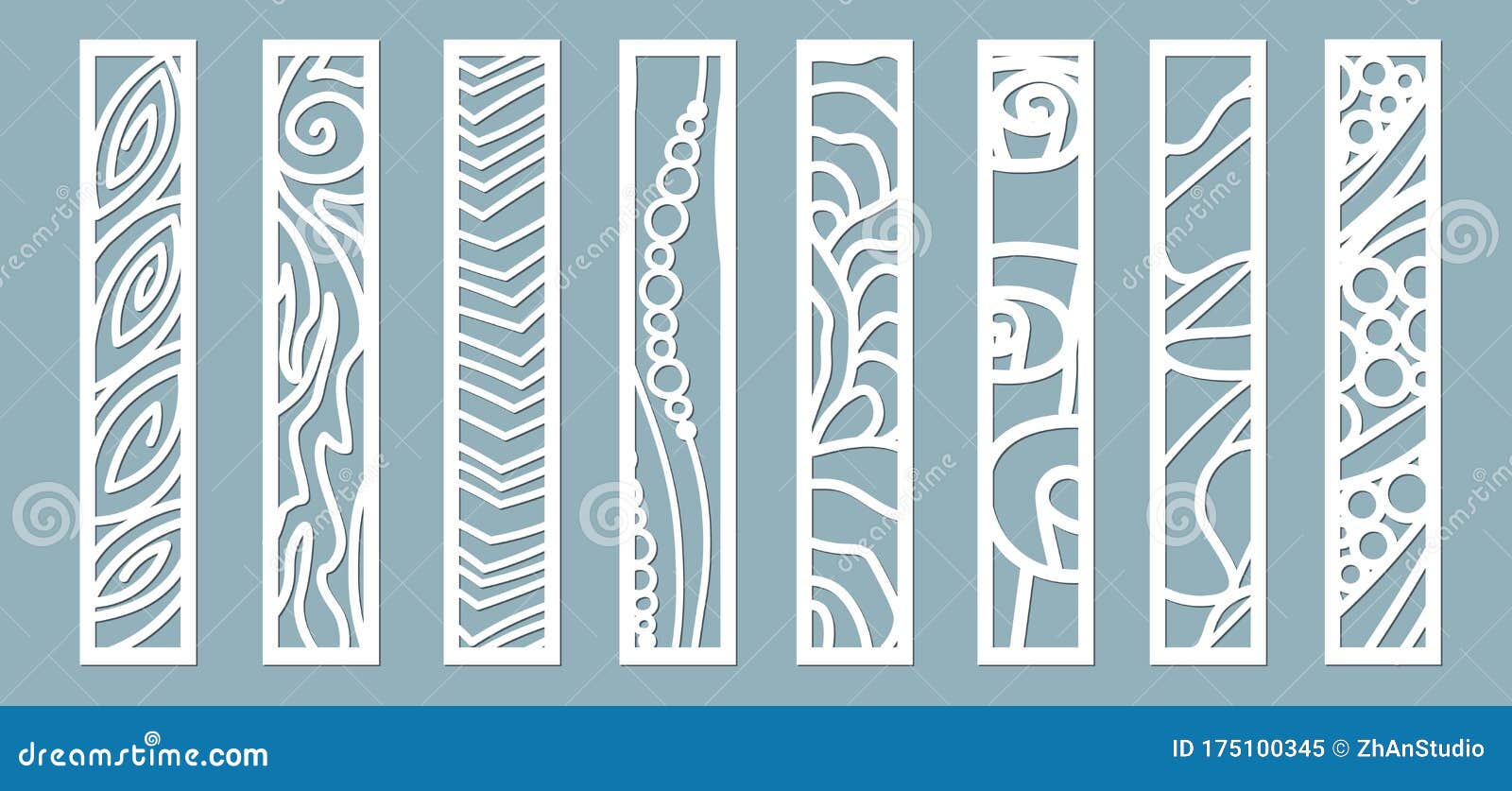 Panel for Registration of the Decorative Surfaces. Abstract Strips ...