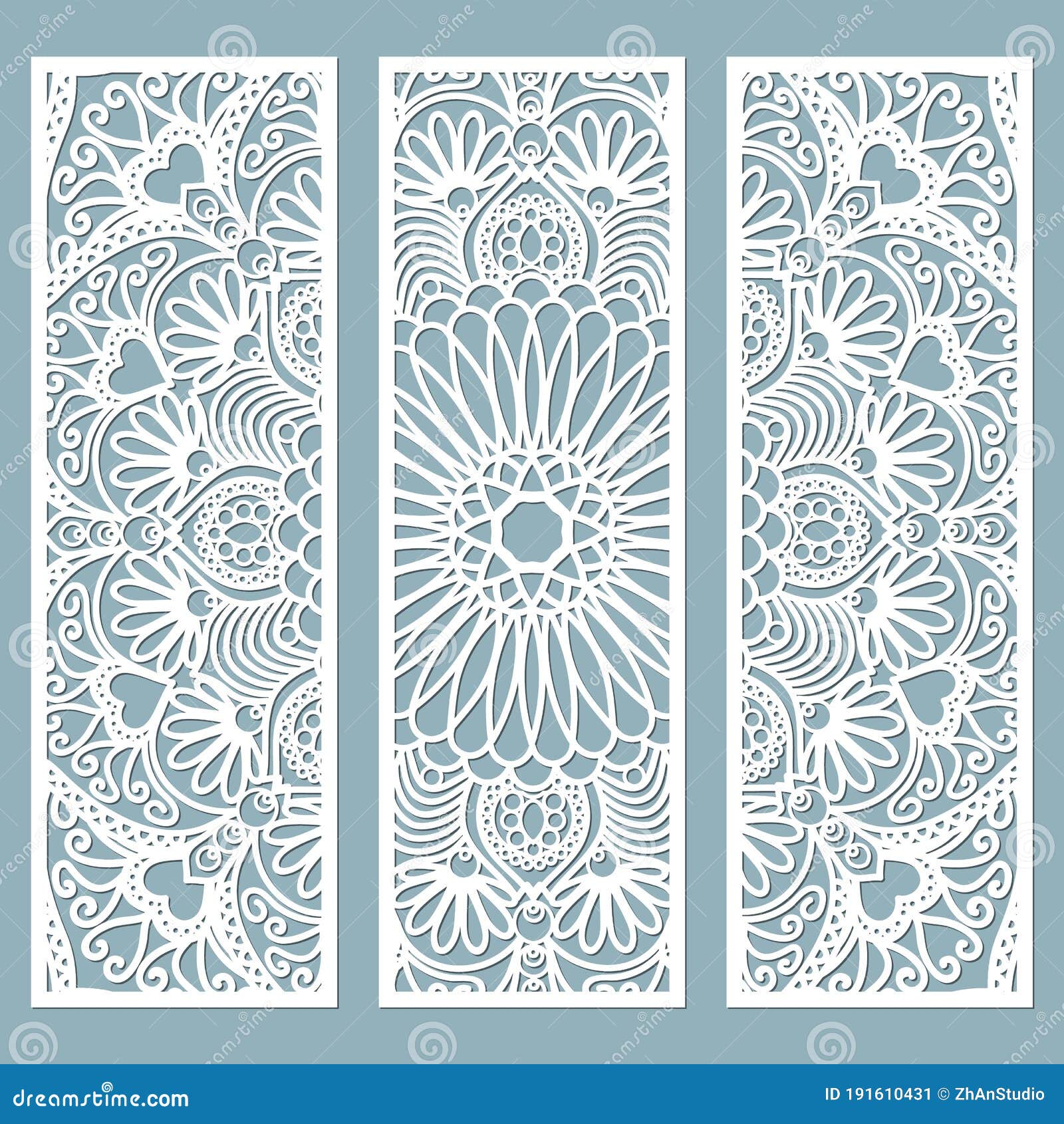 Panel For Registration Of The Decorative Surfaces. Abstract Strips ...