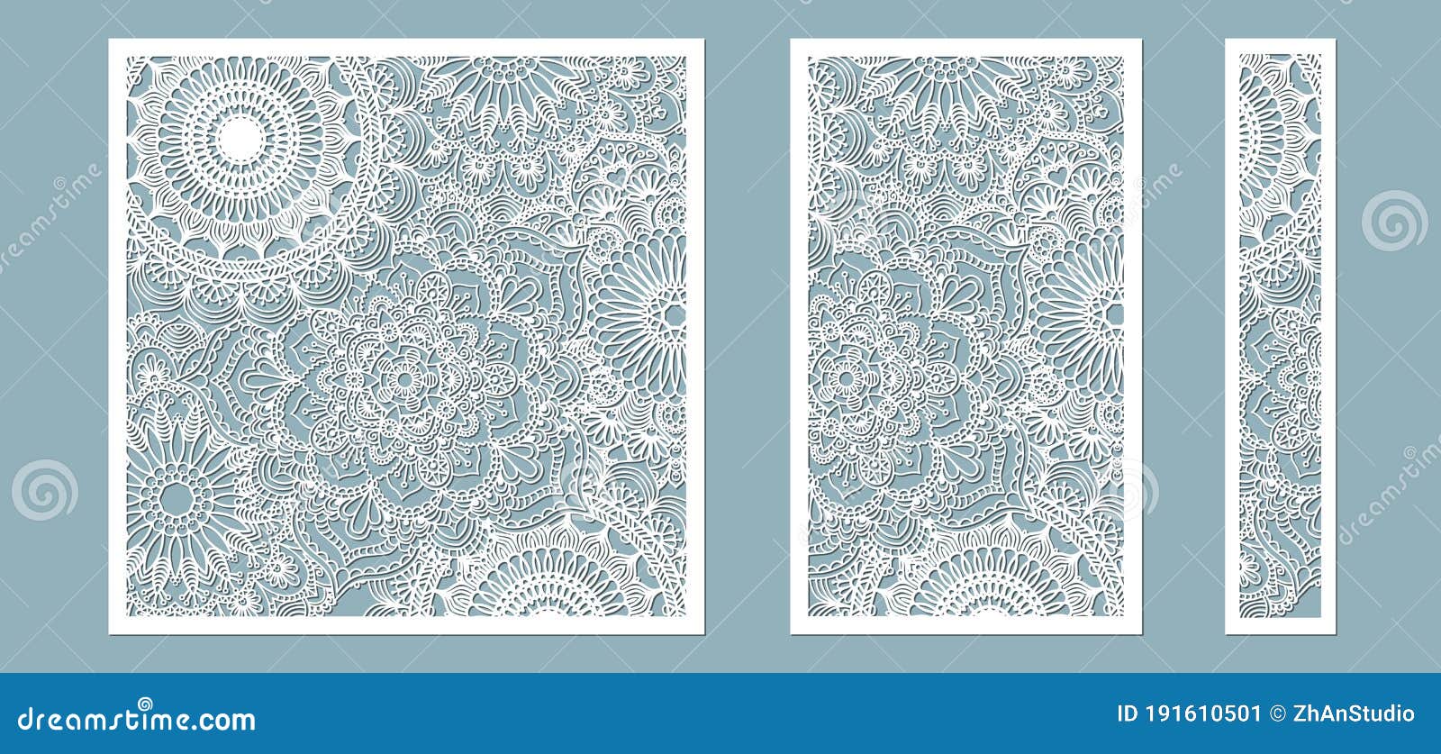 Panel For Registration Of The Decorative Surfaces. Abstract Strips ...