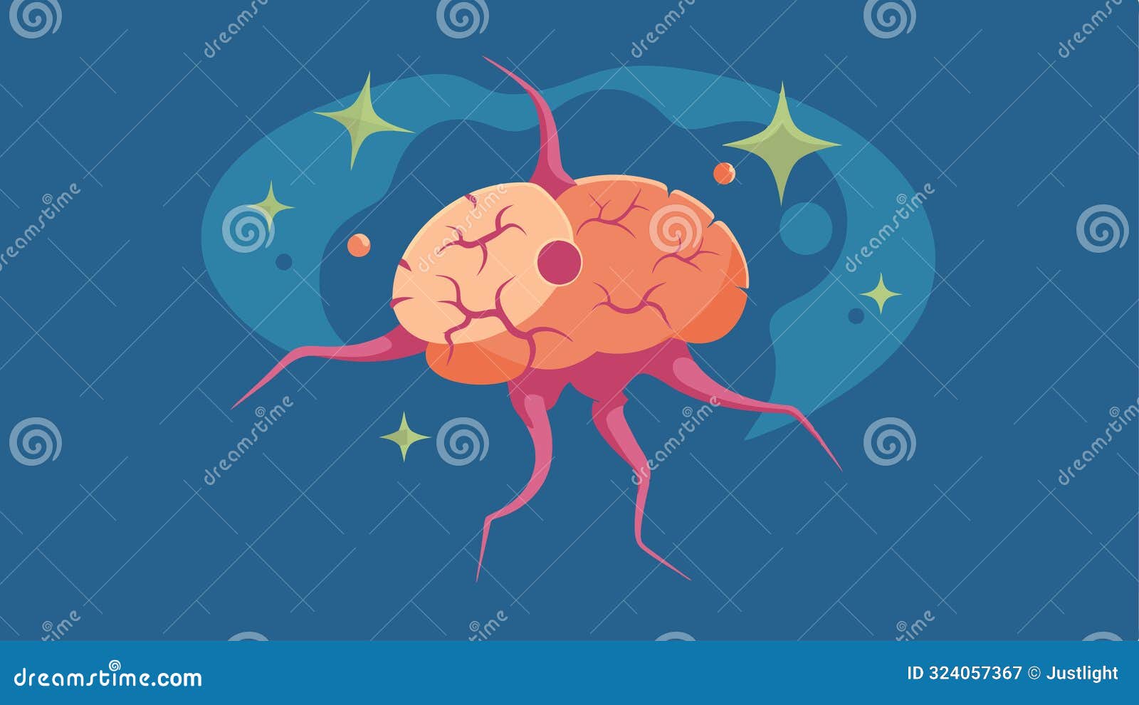 Panel 12 the Same Brain with Damaged and Dying Neurons. Caption ...