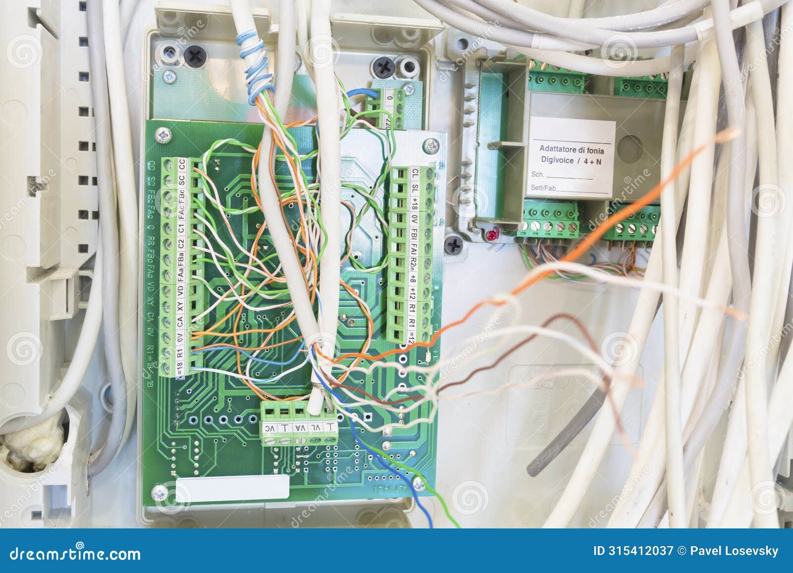 Panel, Socket, Electrical Network and Switchboard Stock Image - Image ...