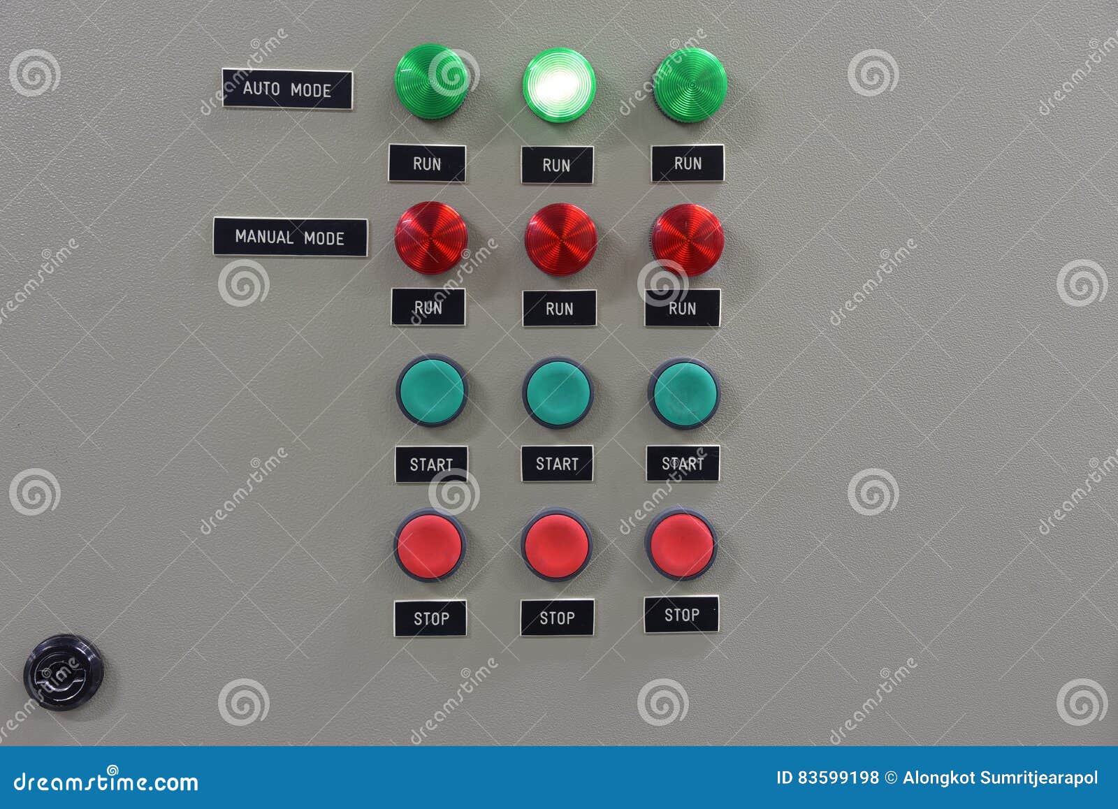 Panel or Switchbox for the Control of Air Conditioners on Construction ...