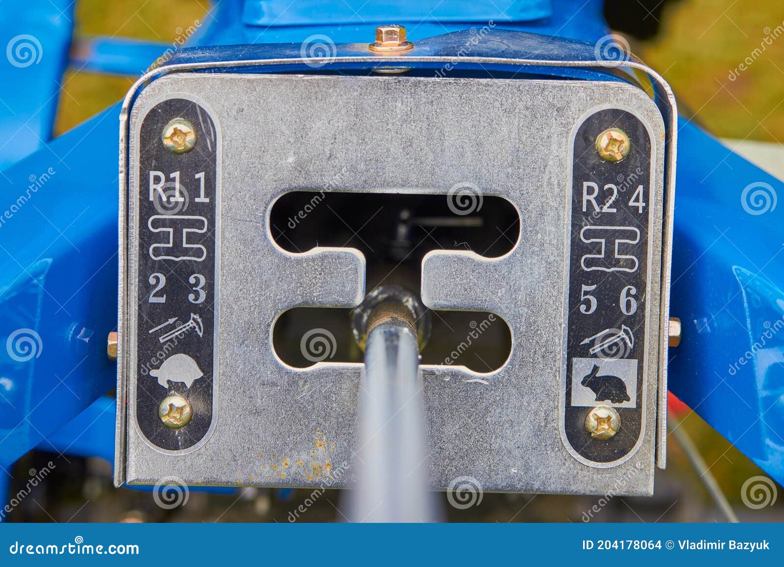 Panel To Shift Gears on Tractor,designation for Shifting Gears on a Two ...