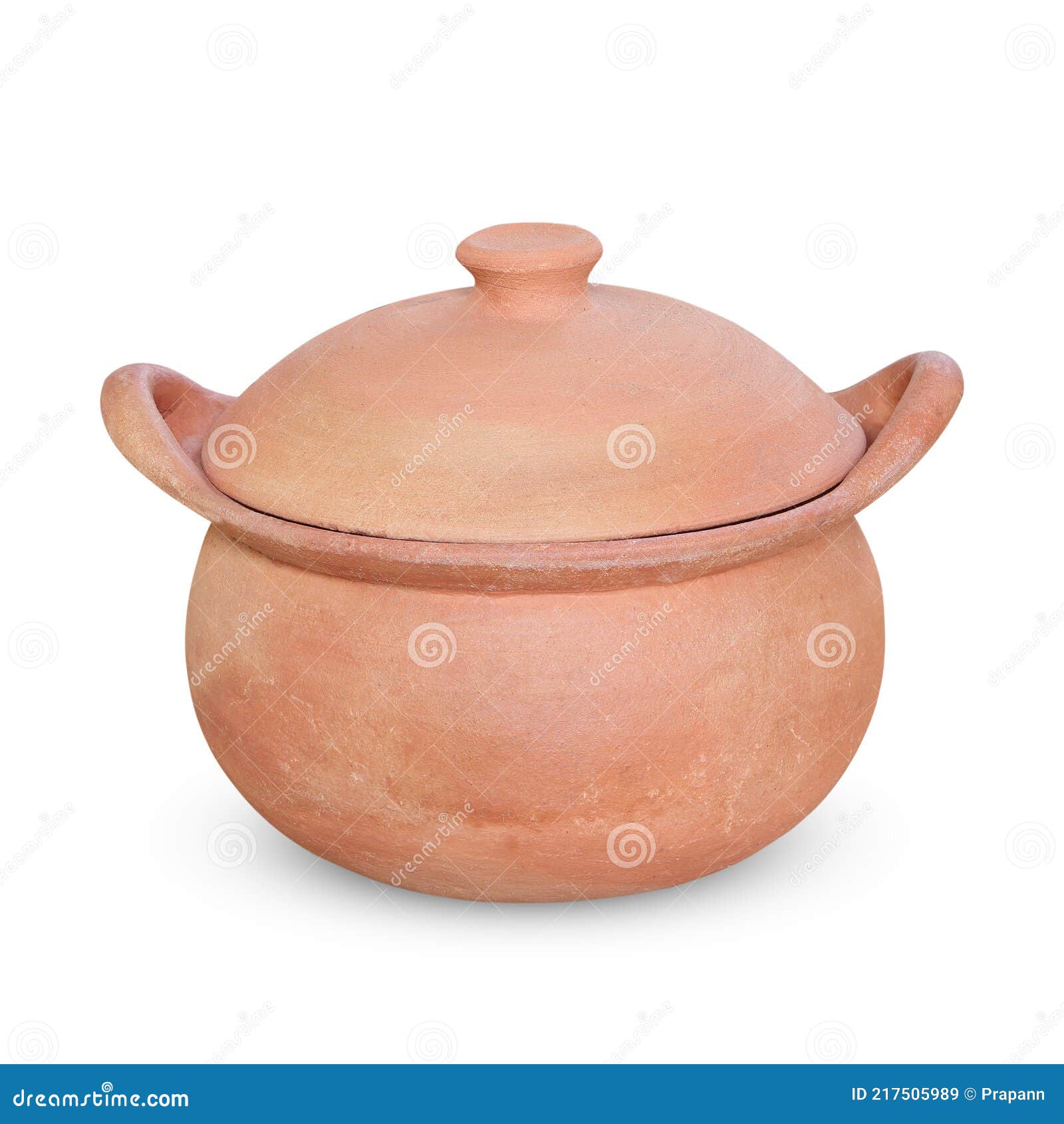 Panela De Barro Com Capa De Fundo Branco Imagem de Stock - Imagem de ...