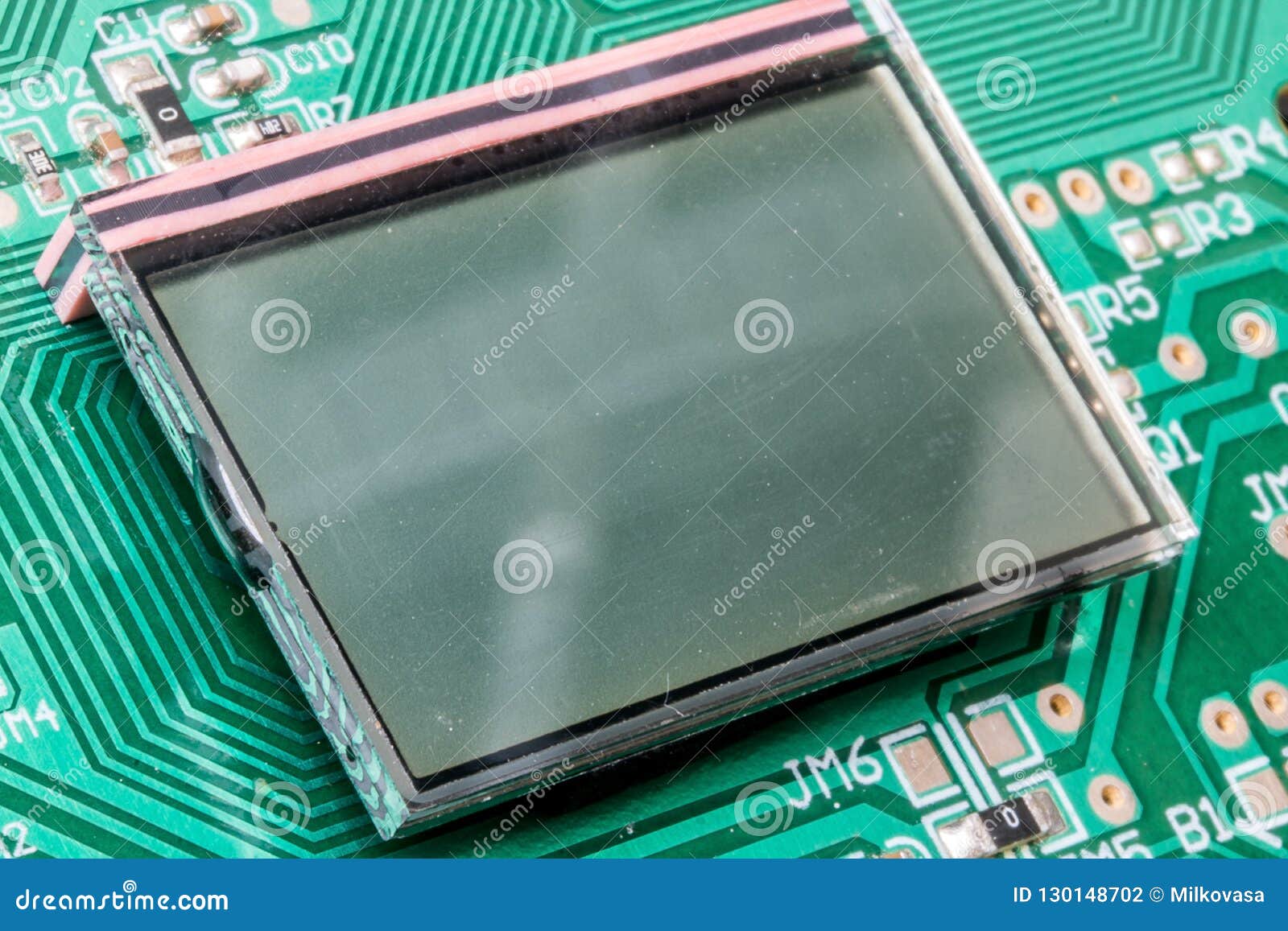 Paneles LCD Miniatura En La Placa Madre Foto de archivo - Imagen de ...