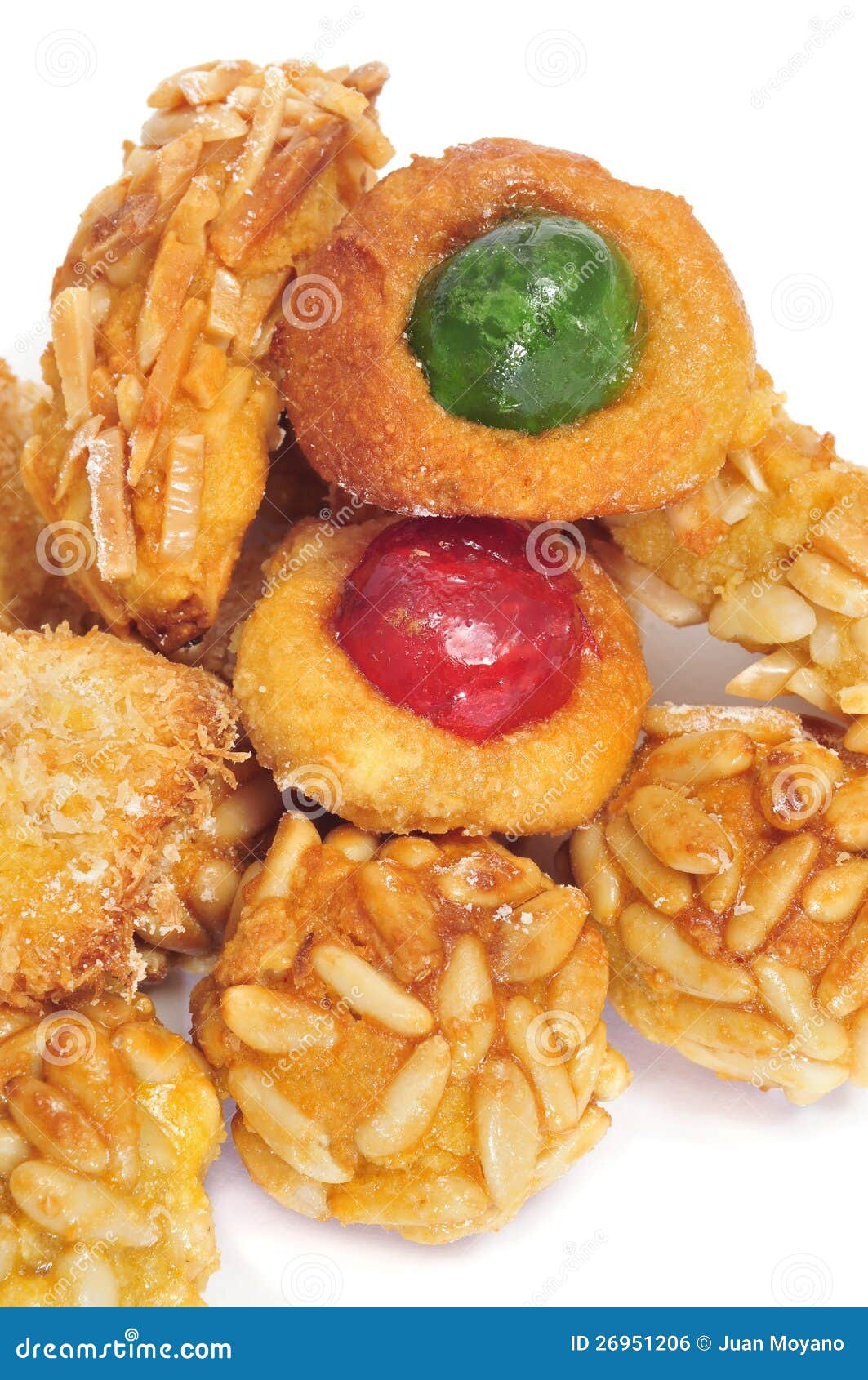 Panellets, Typical Pastry of Catalonia, Spain Stock Photo - Image of ...
