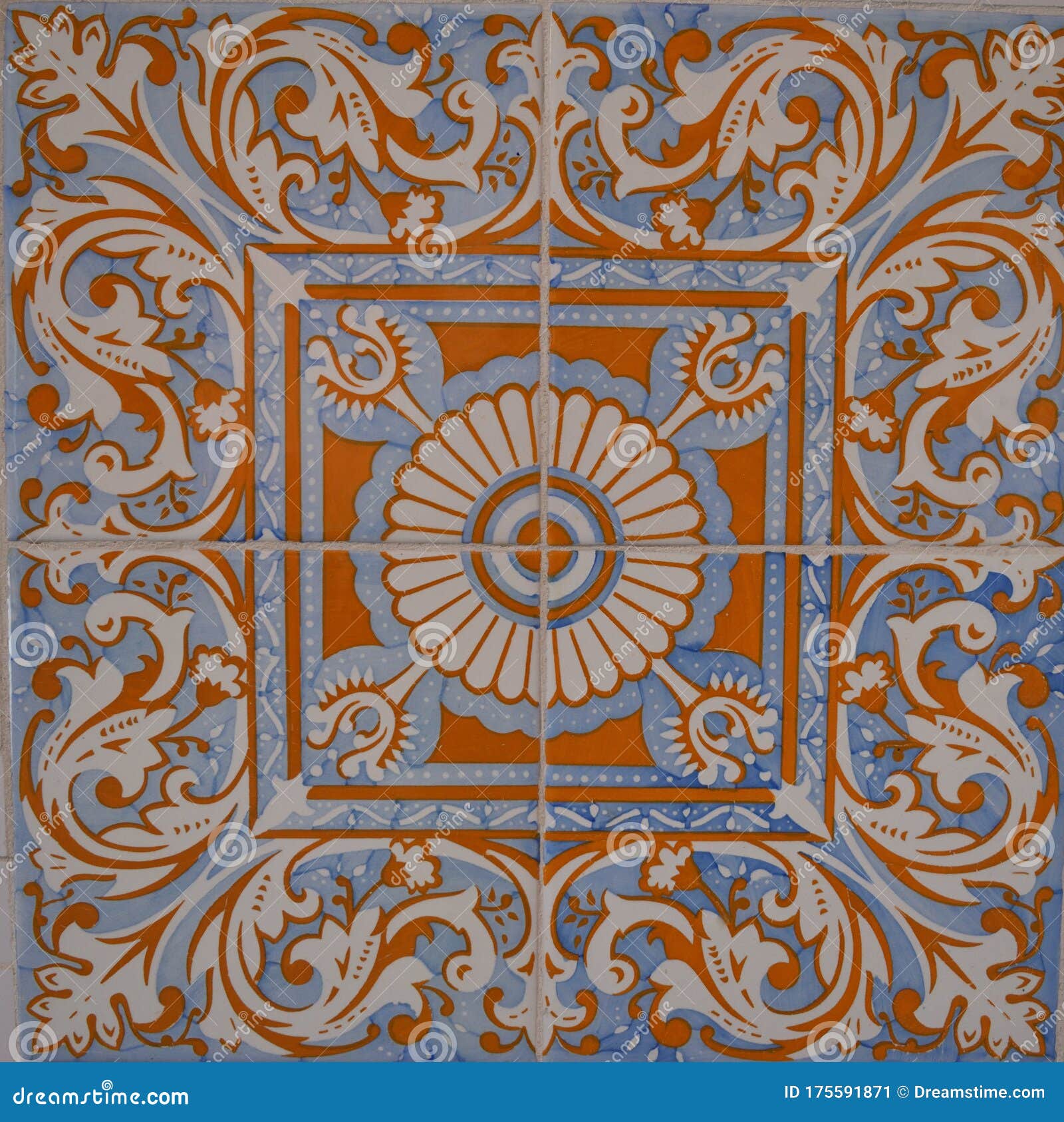 Panels in the Form of Colors of Ceramic Stock Image - Image of interior ...