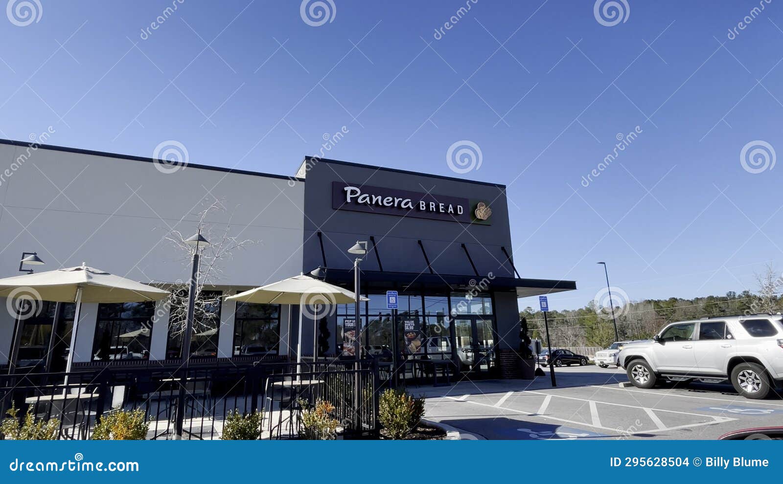 Panera Bread Restaurant Exterior Clear Blue Sky Editorial Stock Image ...