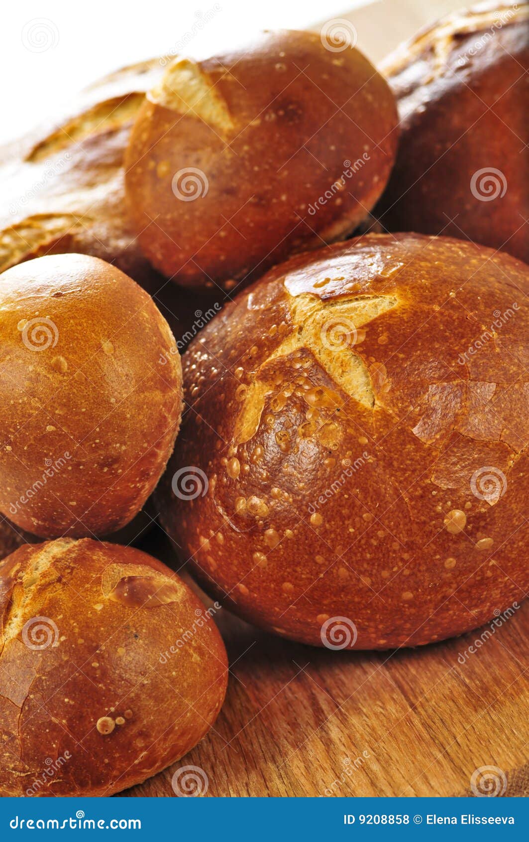 Panes del pan foto de archivo. Imagen de levadura, leudado - 9208858