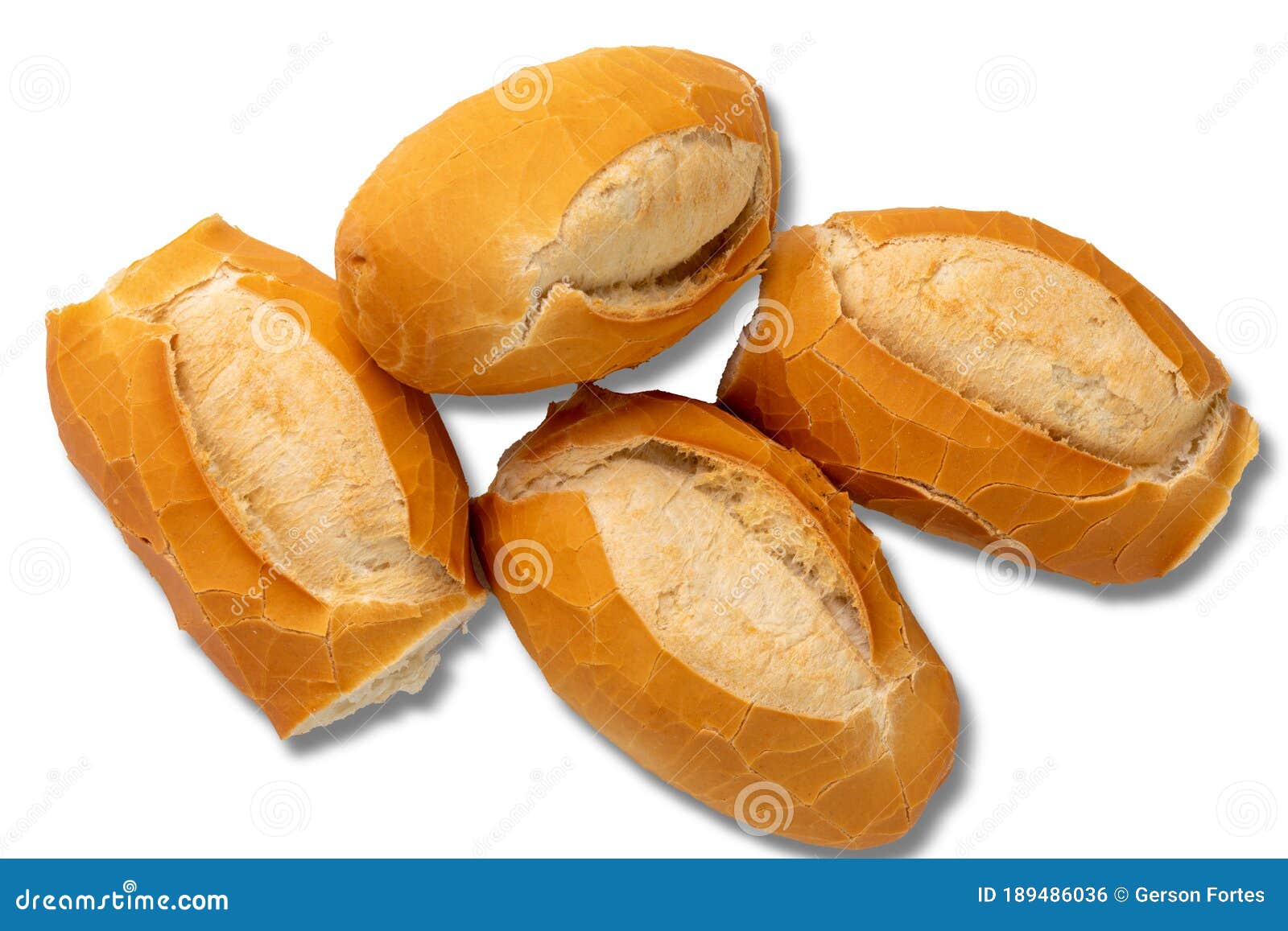 Panes Franceses Aislados De Fondo Blanco Foto de archivo - Imagen de ...