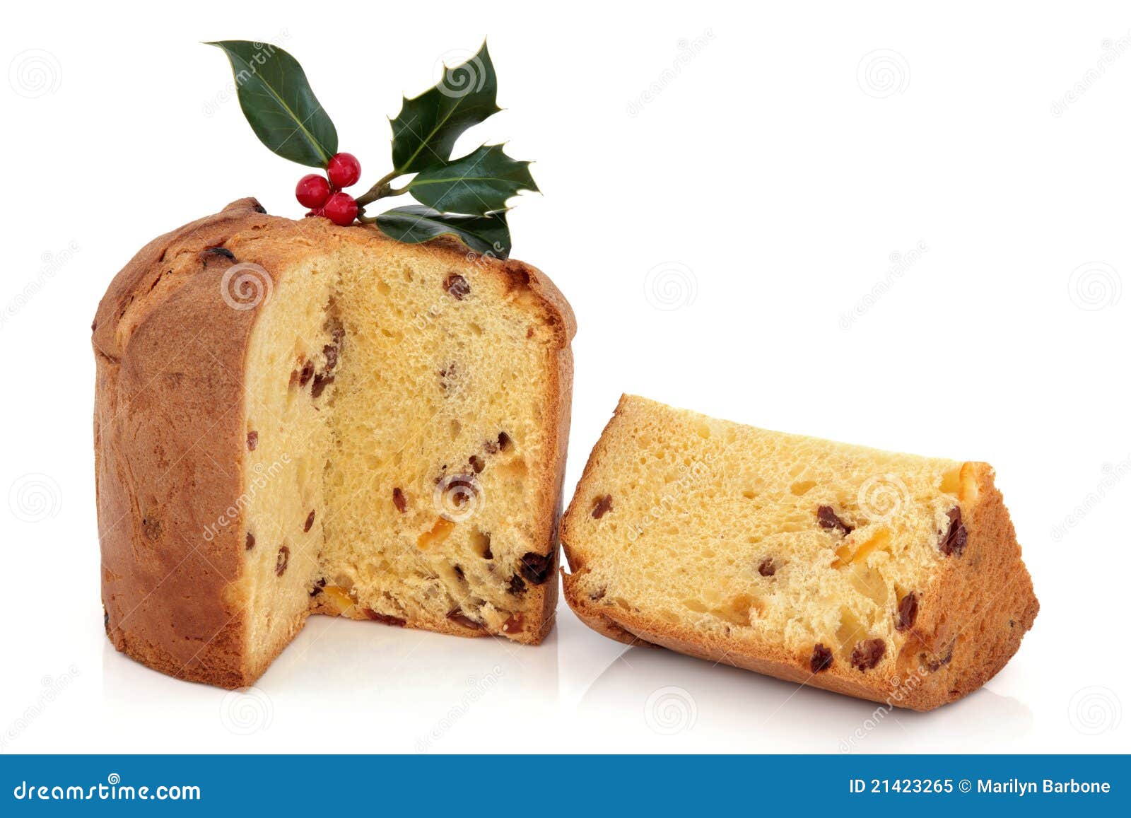 Panettone Christmas Cake Stock Photo | CartoonDealer.com #127475292
