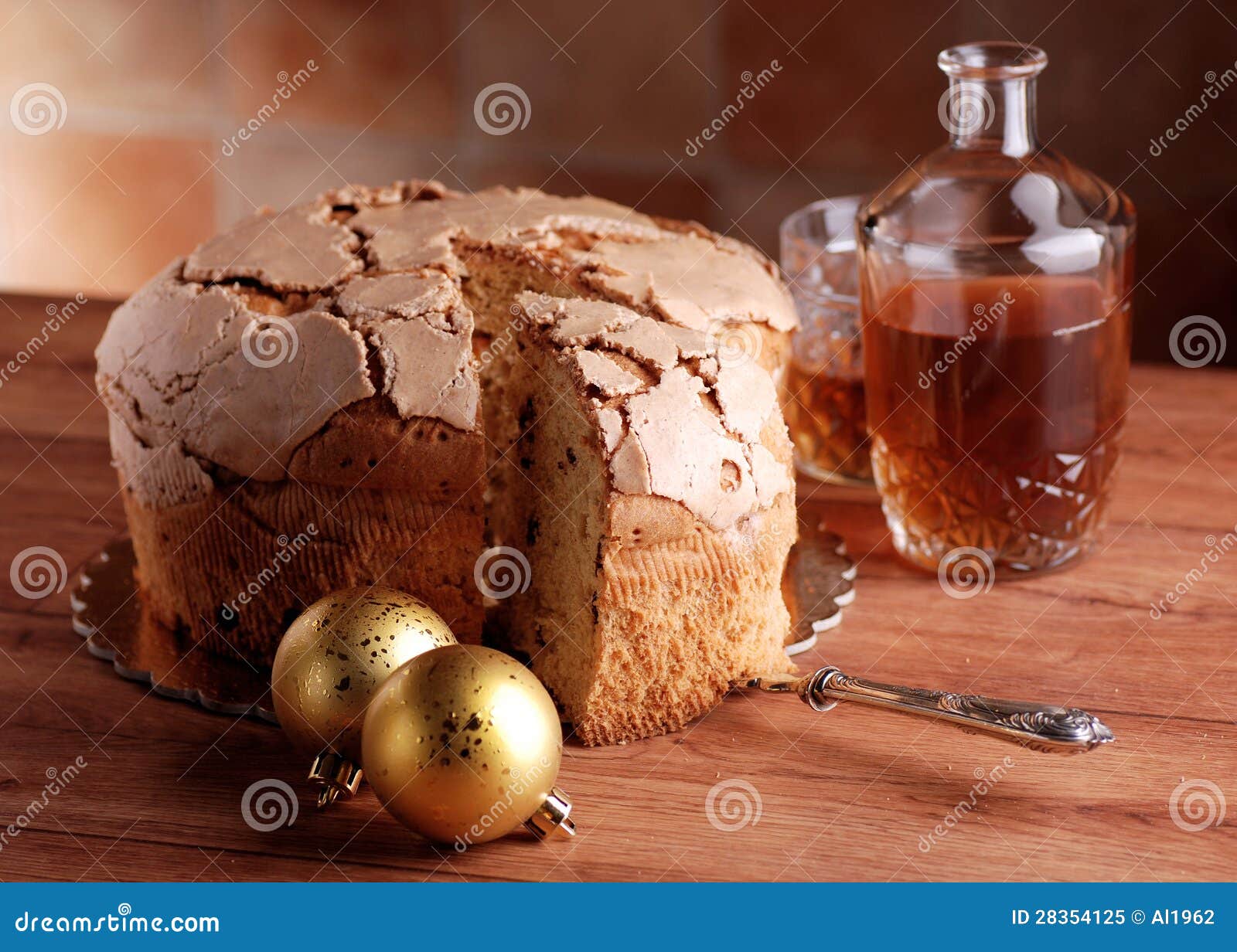 Panettone, food craft stock image. Image of dessert, craft - 28354125