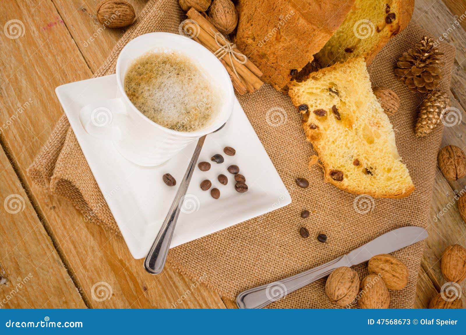 Panettone stock image. Image of still, pastry, ingredients - 47568673