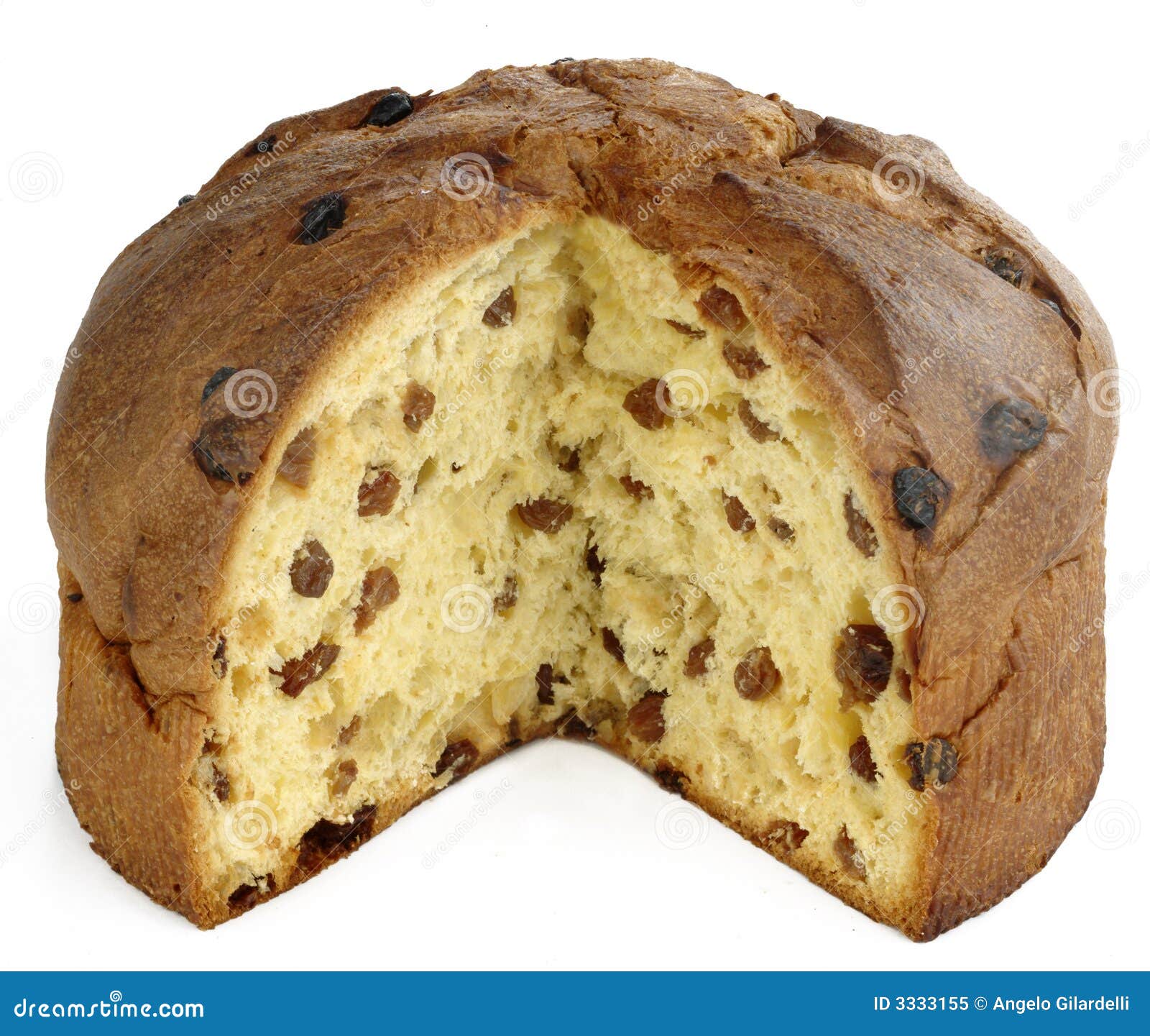 Panettone - Italian Christmas Stock Image - Image of sweet, sugar: 3333155
