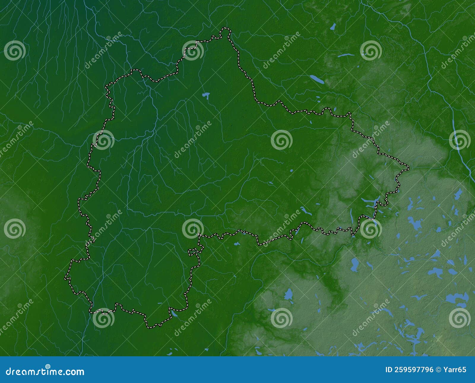 Panevezio, Lithuania. Physical. No Legend Stock Illustration ...