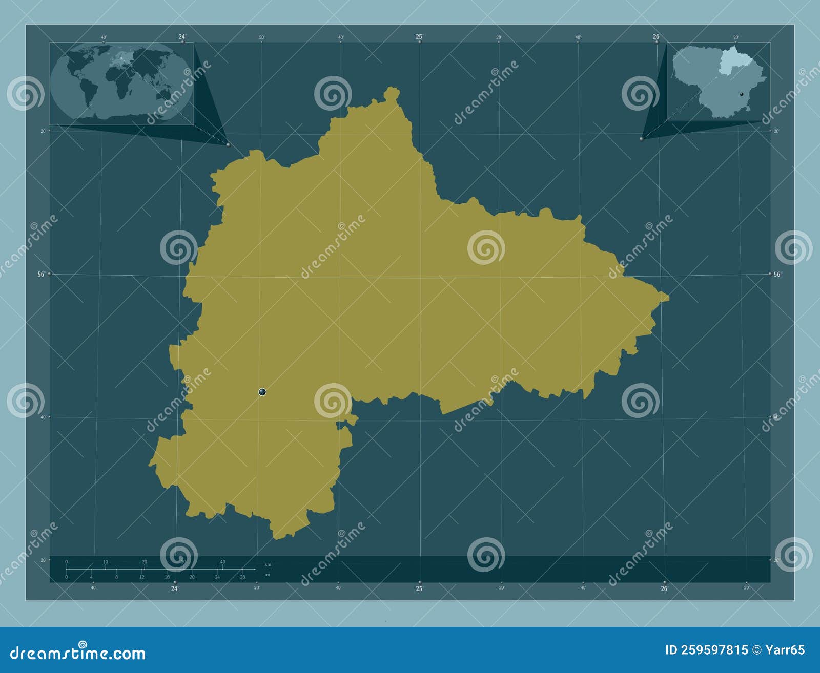 Panevezio, Lithuania. Solid. Capital Stock Illustration - Illustration ...