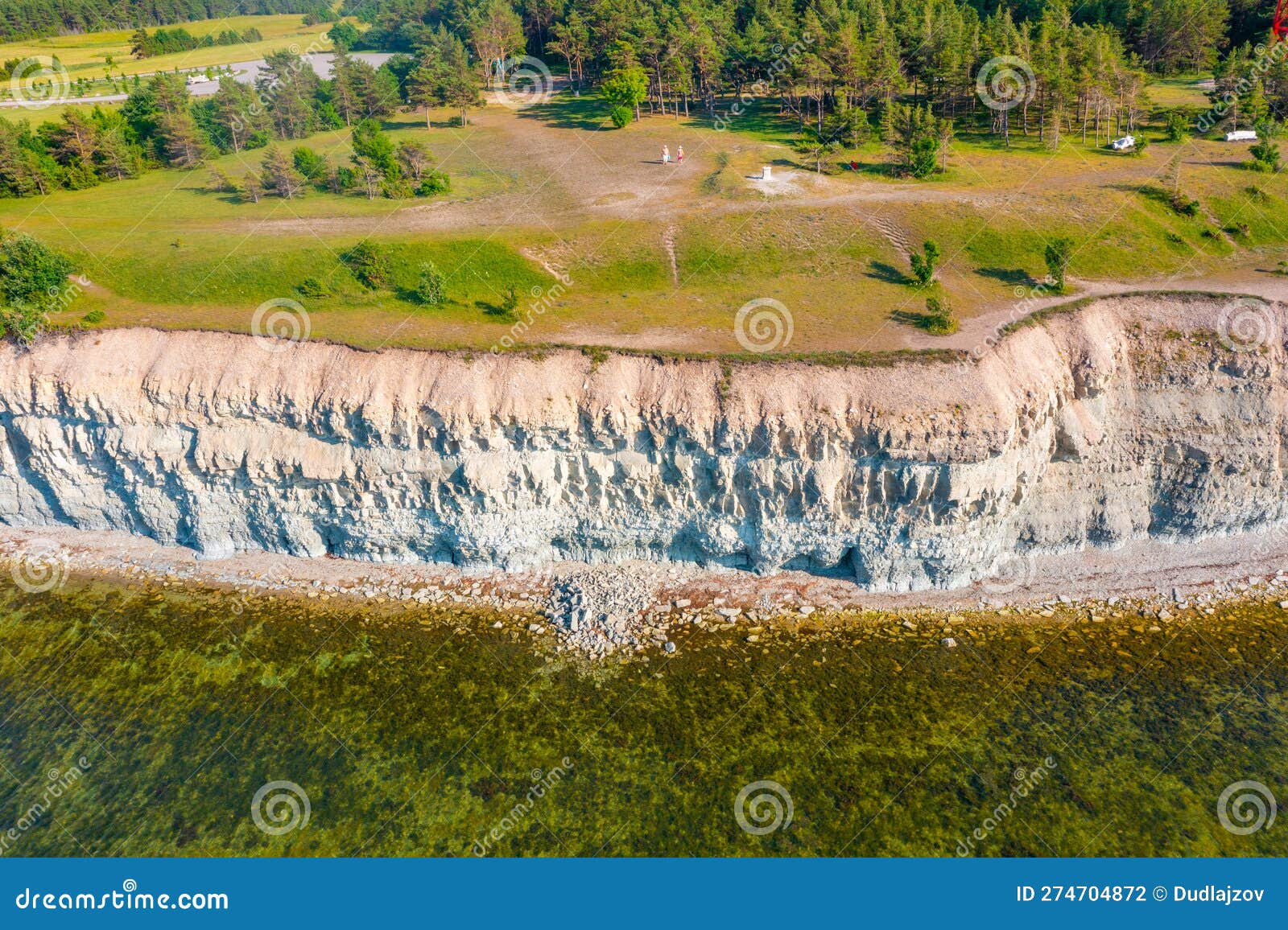 Panga Cliffs at Saaremaa Island in Estonia Stock Photo - Image of ...