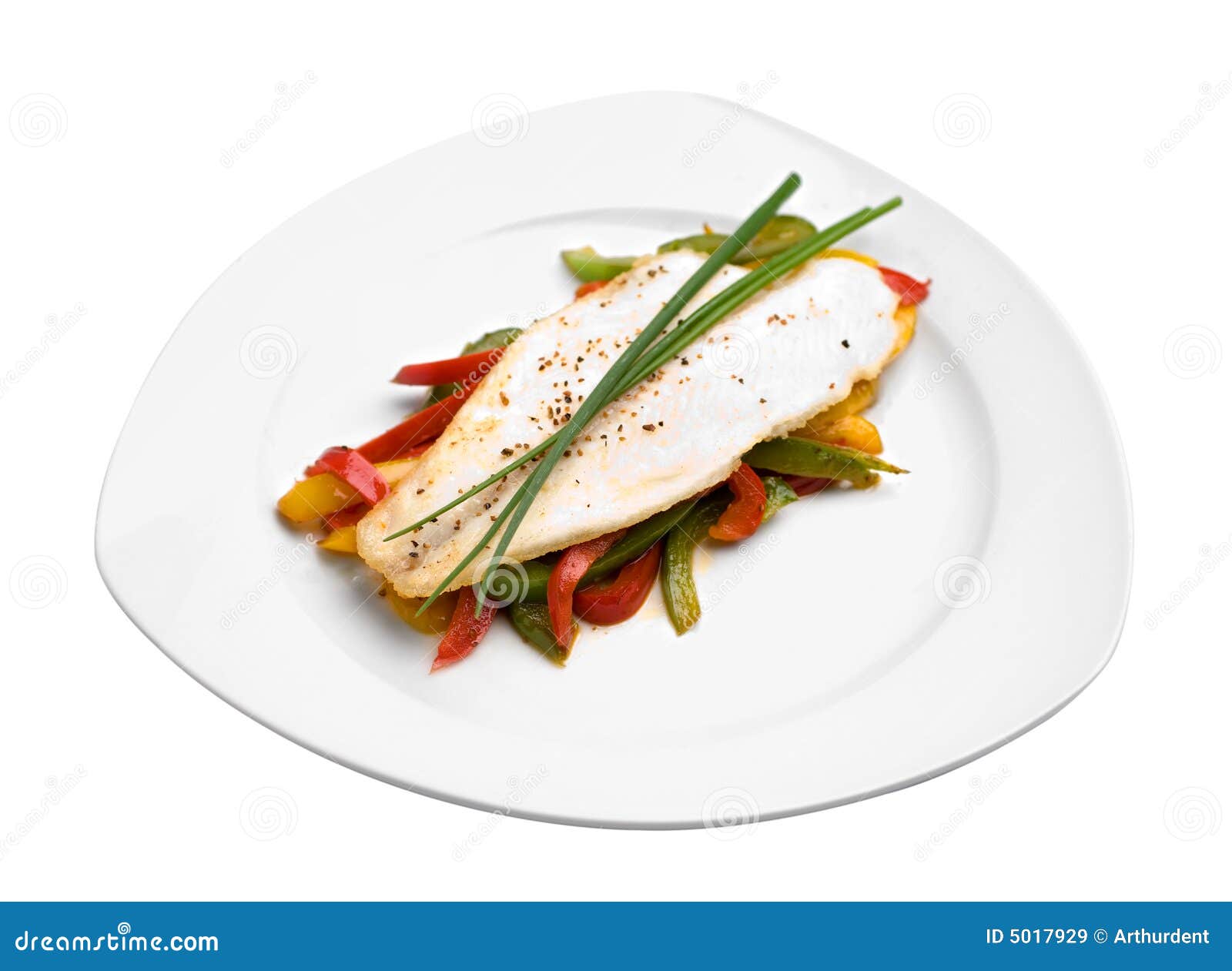 Pangasius Filet stock image. Image of diet, paprika, calorie - 5017929