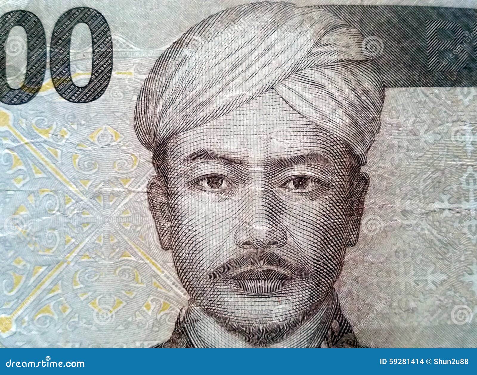 Pangeran Antasari imagen de archivo editorial. Imagen de héroe - 59281414