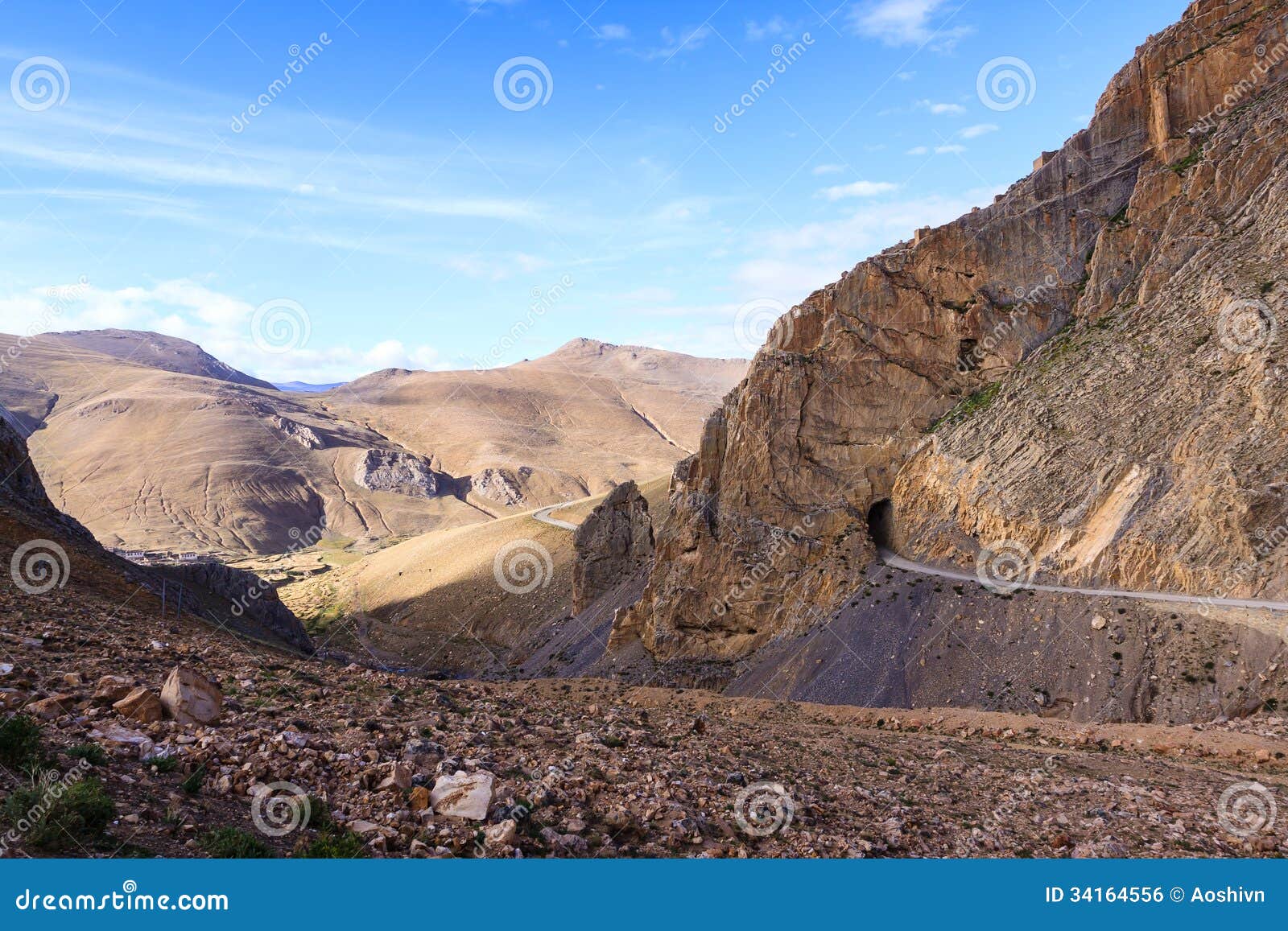 Pangla pass stock photo. Image of multi, cloud, colored - 34164556