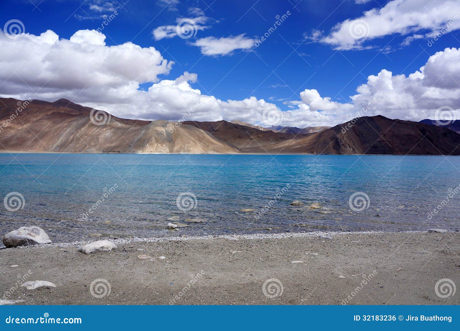 Pangon Lake stock photo. Image of india, mountain, paradise - 32183236