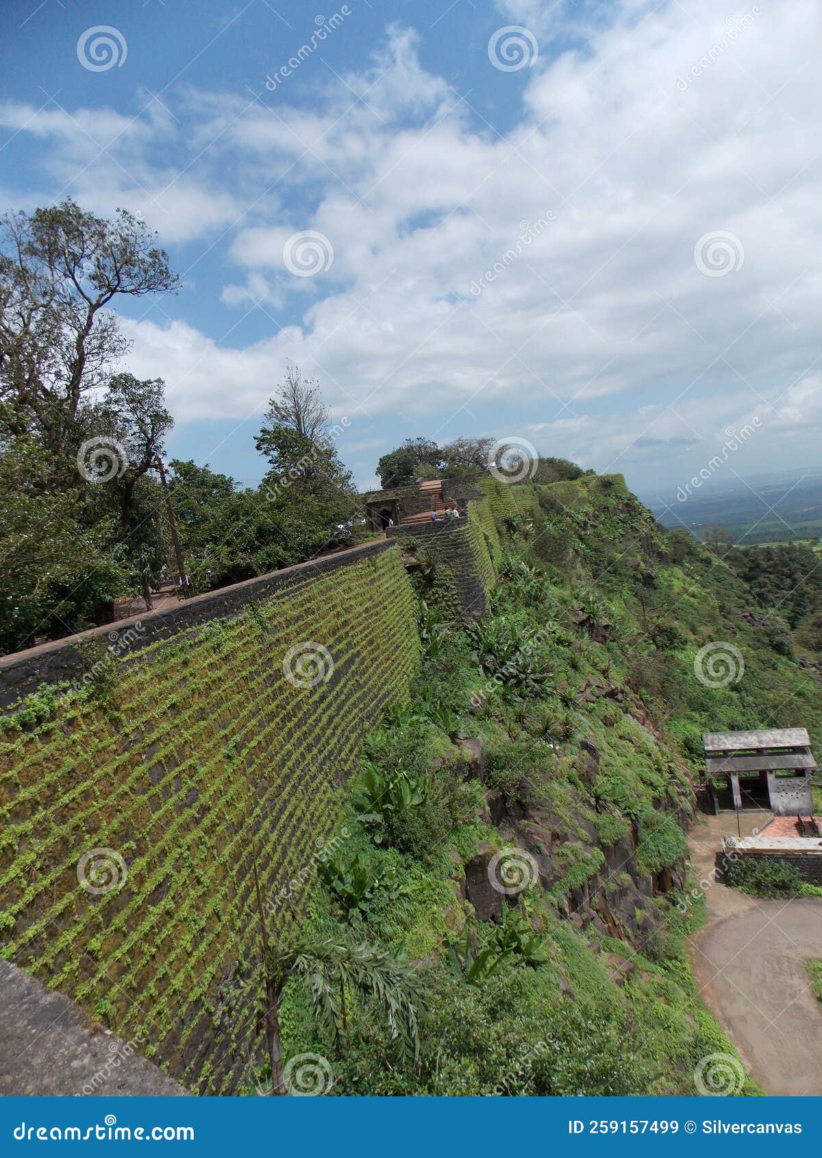 Panhala Fort Structure in Kolhapur City, Maharashtra, India Stock Image ...