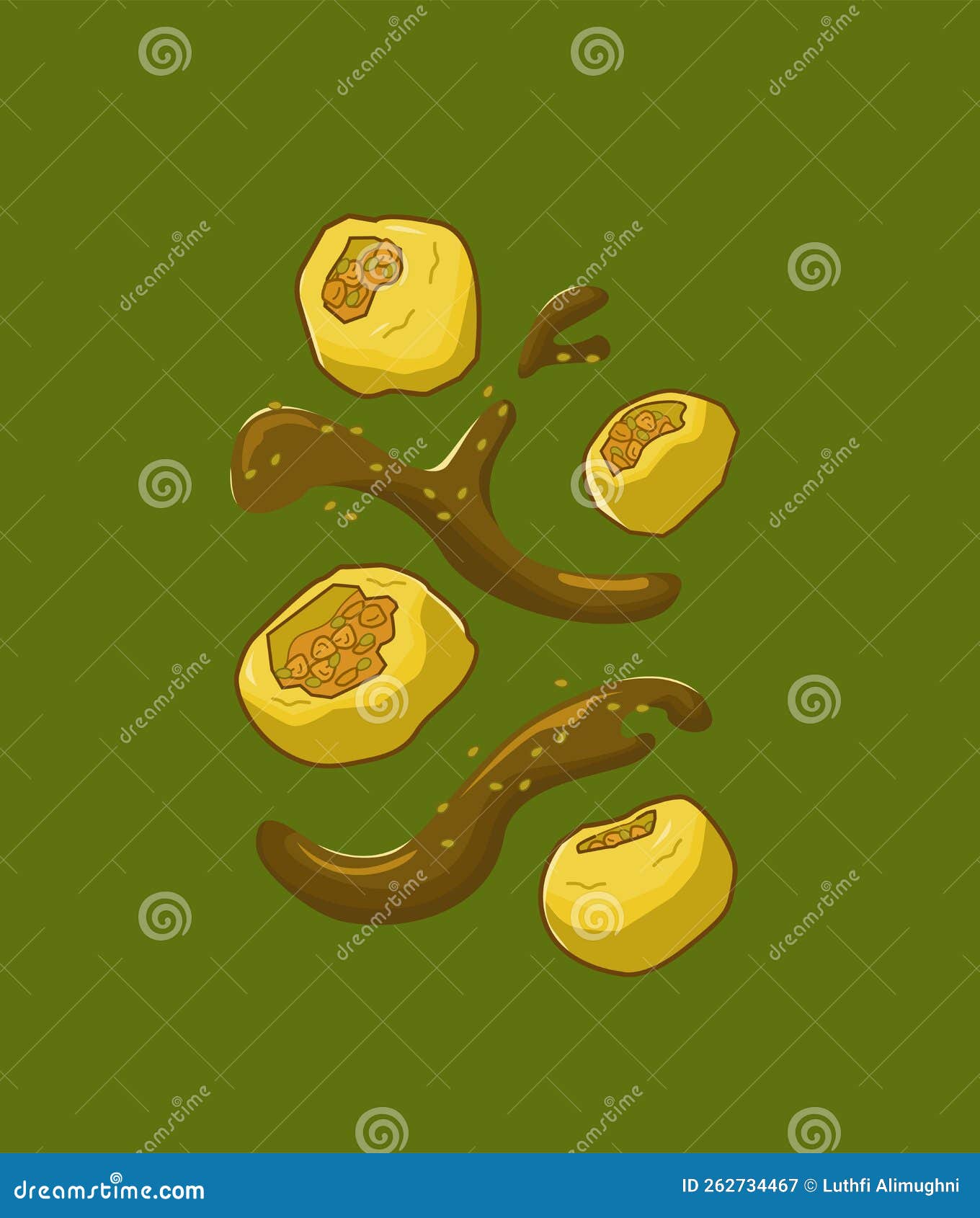 Pani Puri Indian Cuisine Illustration Vector Stock Stock Vector ... Pani Puri Indian Cuisine Illustration Vector Stock Stock Vector ...