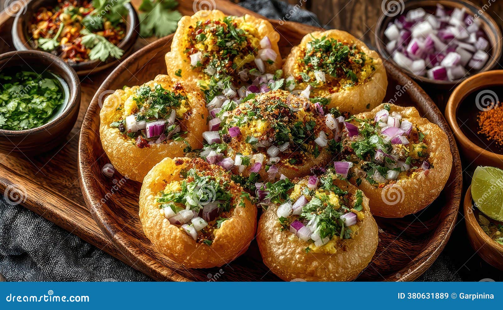 Pani Puri OR Golgappa Is A Popular Indian Chat Menu Royalty-Free Stock ...