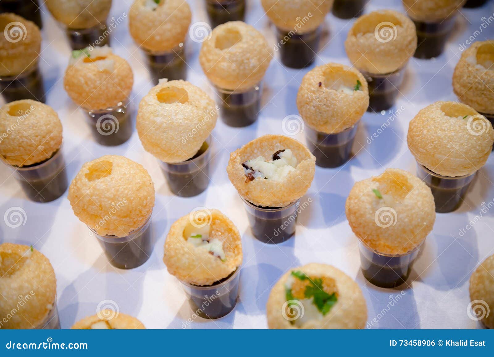 Pani puri top stock photo. Image of crunchy, indian, festival - 73458906
