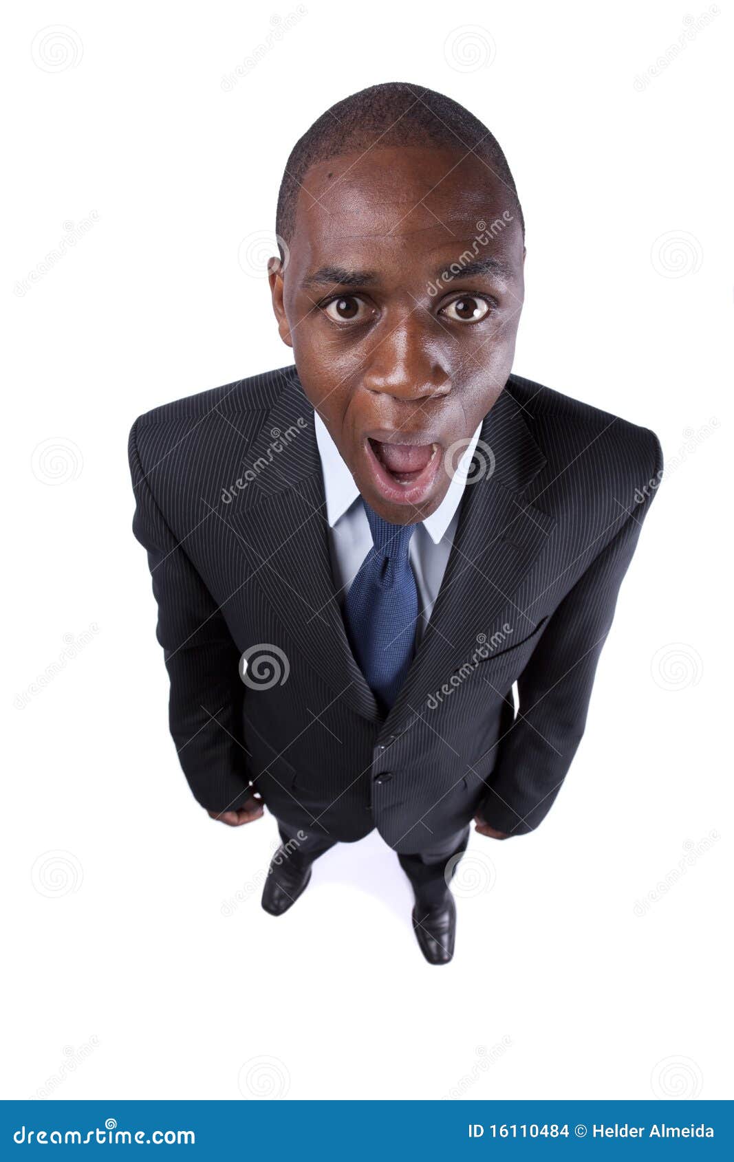 Panic from an African Businessman Stock Photo - Image of boss, high ...
